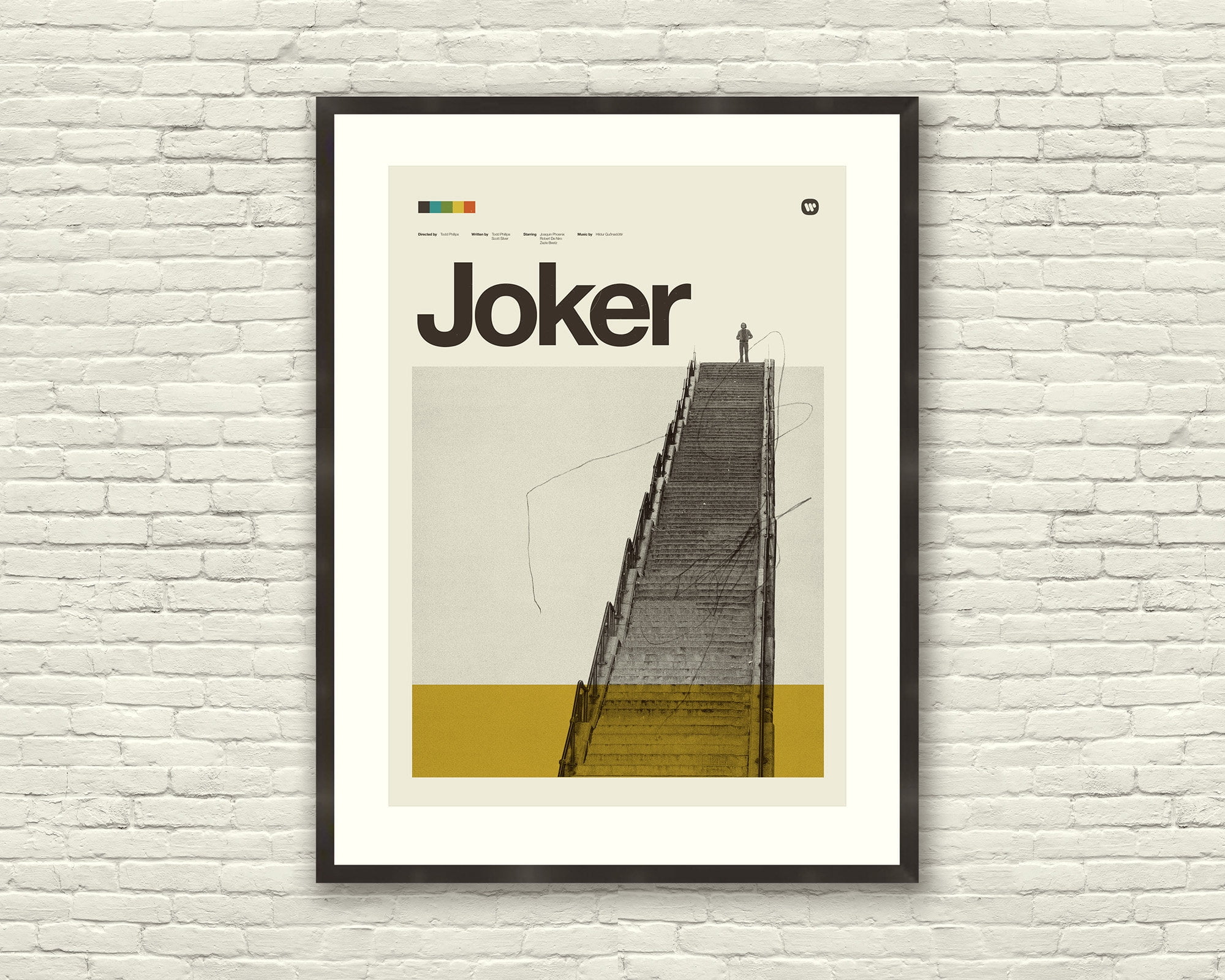 Onimhouse Poster Joker Art Print Poster, Stairs, Joaquin Phoenix ...