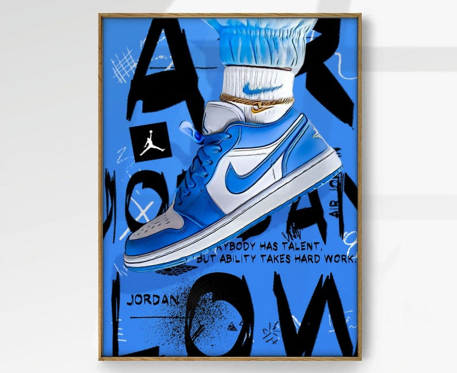 Onimhouse Poster Jordan Sneaker Art Print, Nike Art, Jordan Poster, Sneaker Wall Art, Jordan ...