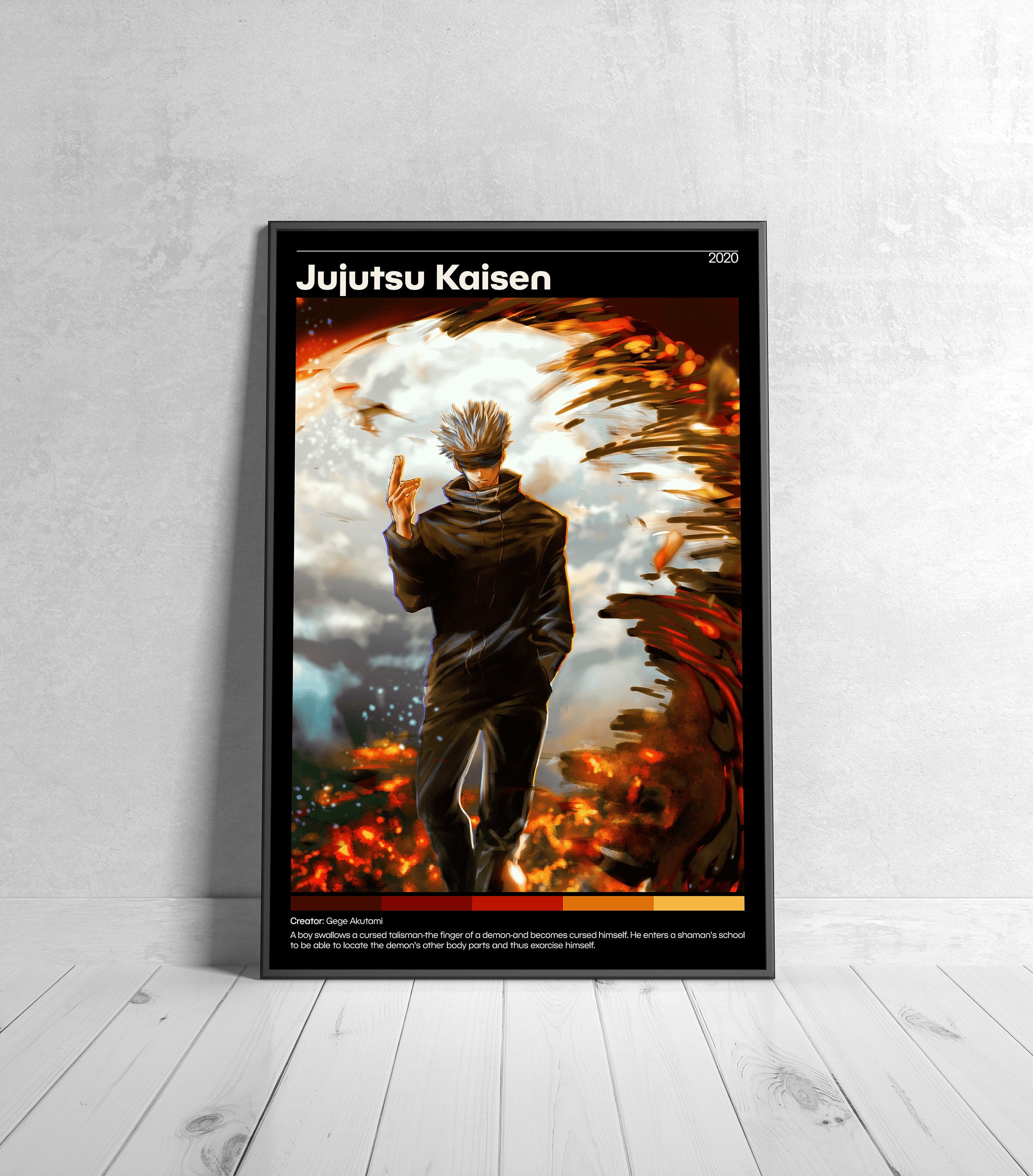 Onimhouse Poster Jujutsu Kaisen Anime Poster | Gege Akutami, Yuji ...