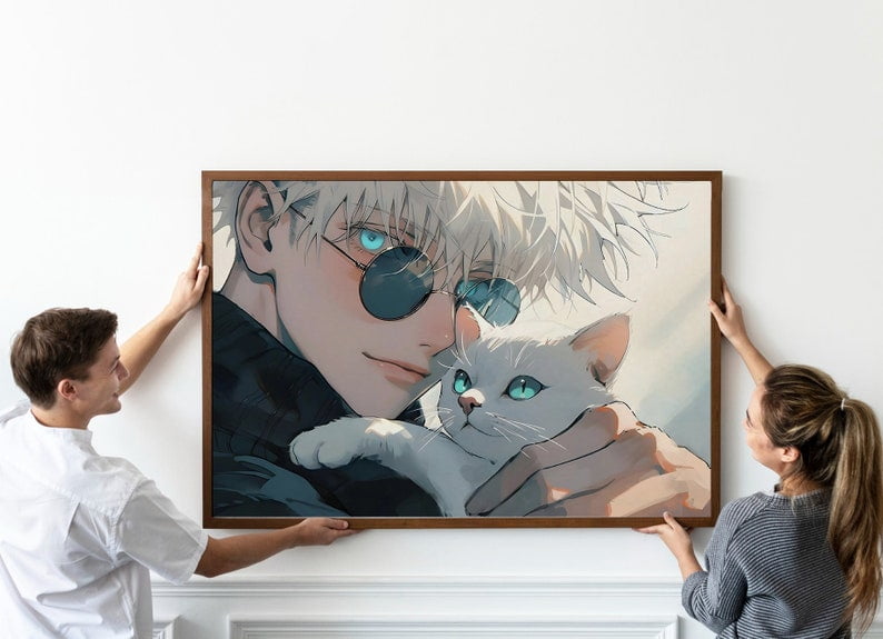 Onimhouse Poster Jujutsu Kaisen Movie Poster- Gojo Satoru - High ...