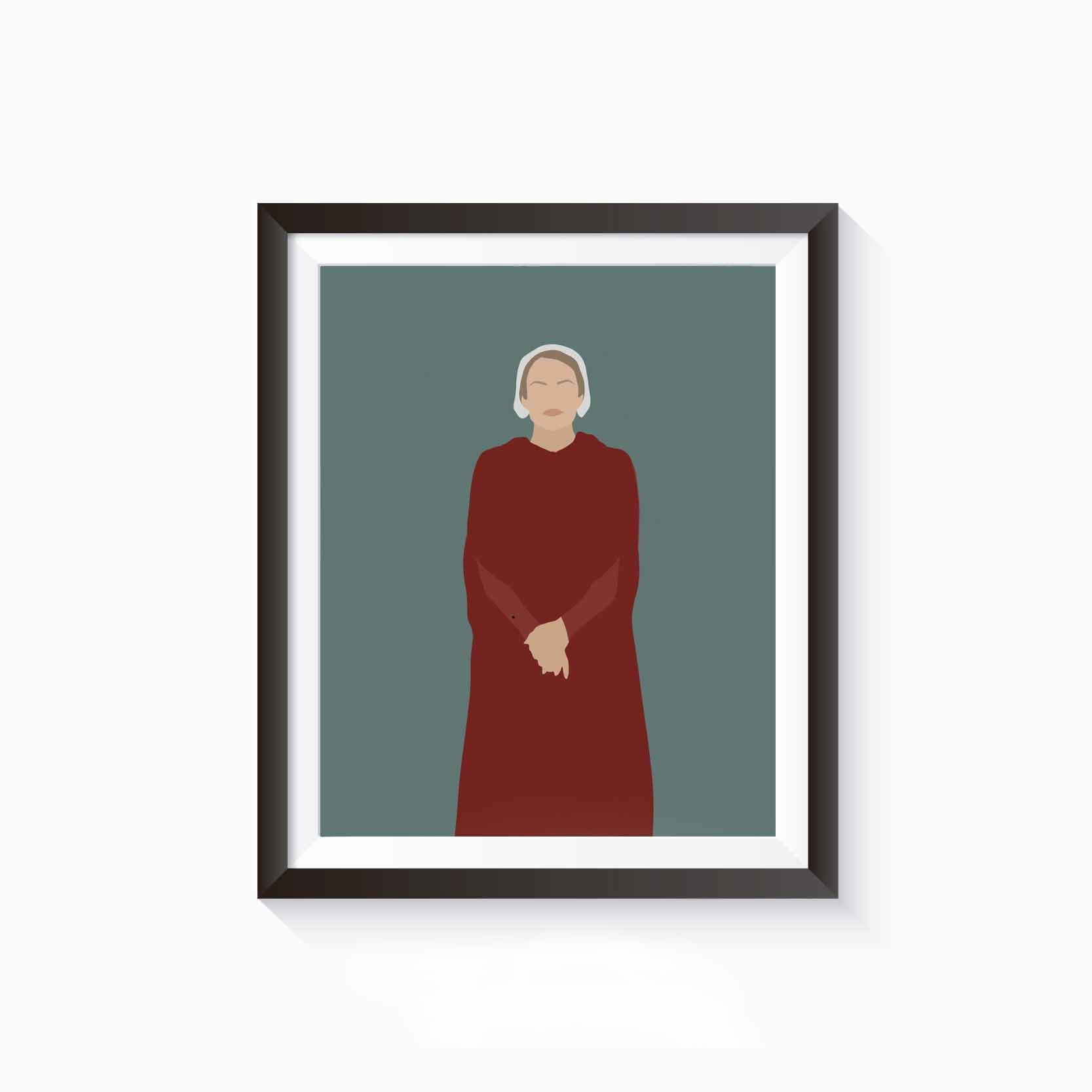 Onimhouse Poster June Offred, The Handmaid'S Tale Book Poster ...