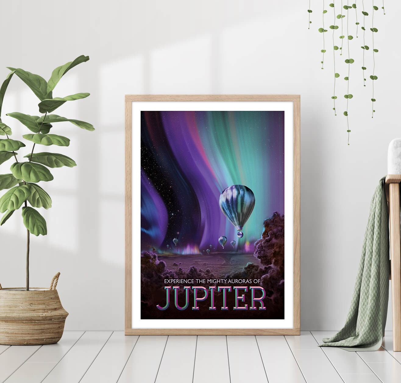Onimhouse Poster Jupiter Nasa Space Travel Planet Poster Wall Art Print ...