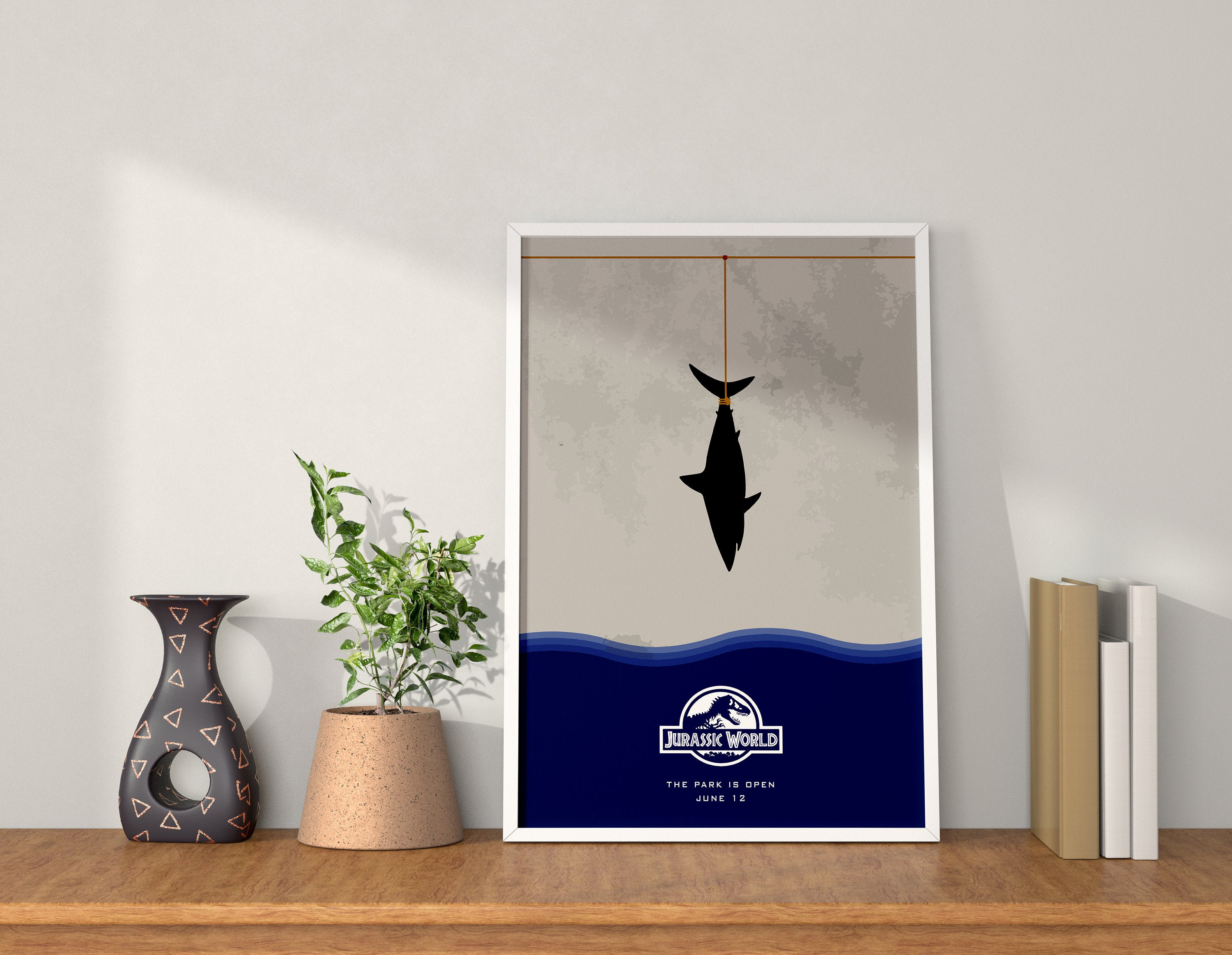 Onimhouse Poster Jurassic World Poster | Dinosaur Decor | Vintage ...