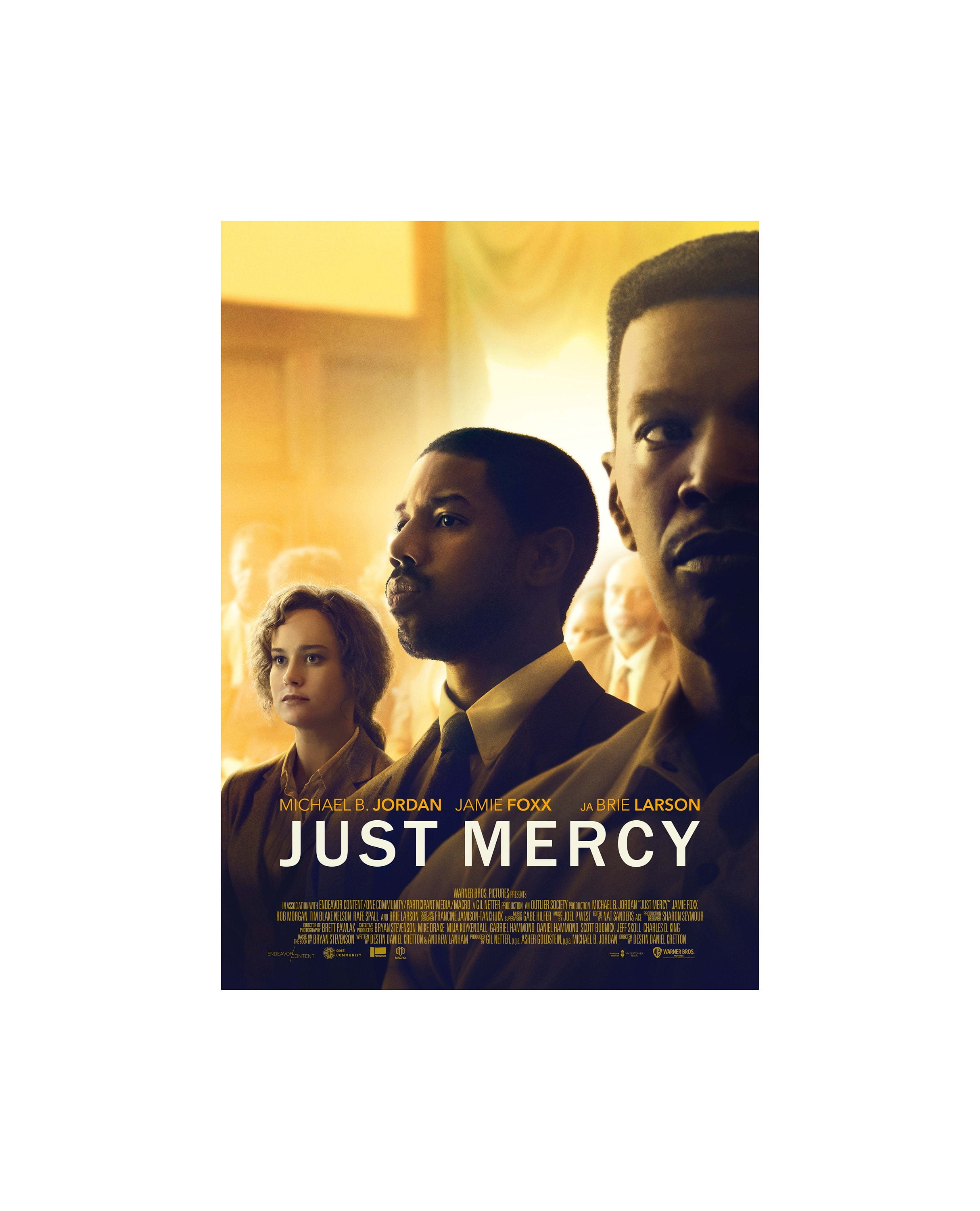 Onimhouse Poster Just Mercy Movie Poster Glossy High Quality Print ...