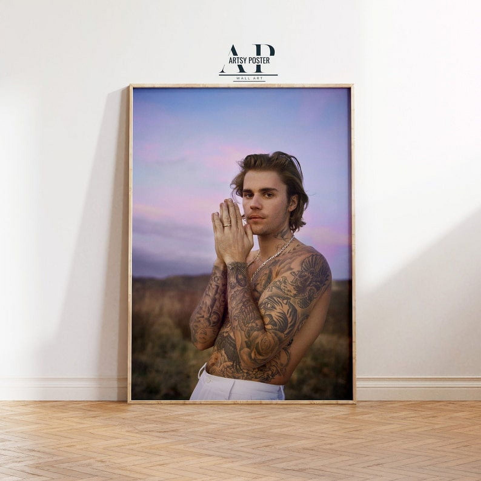 Onimhouse Poster Justin Bieber Poster, Pop Music Icon Wall Art, Vibrant ...