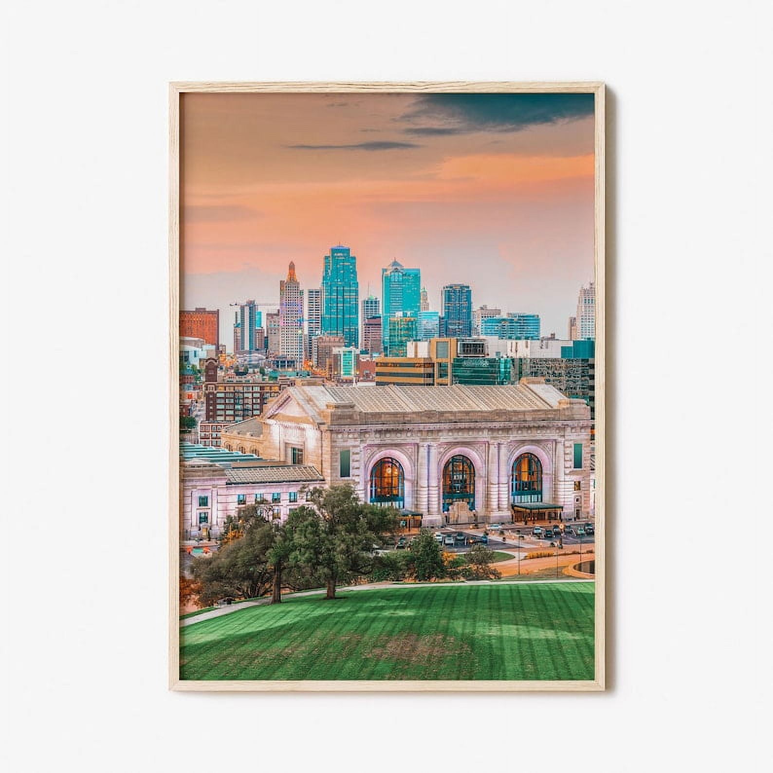 Onimhouse Poster Kansas City Colorful Poster Print No 1, Kansas City ...