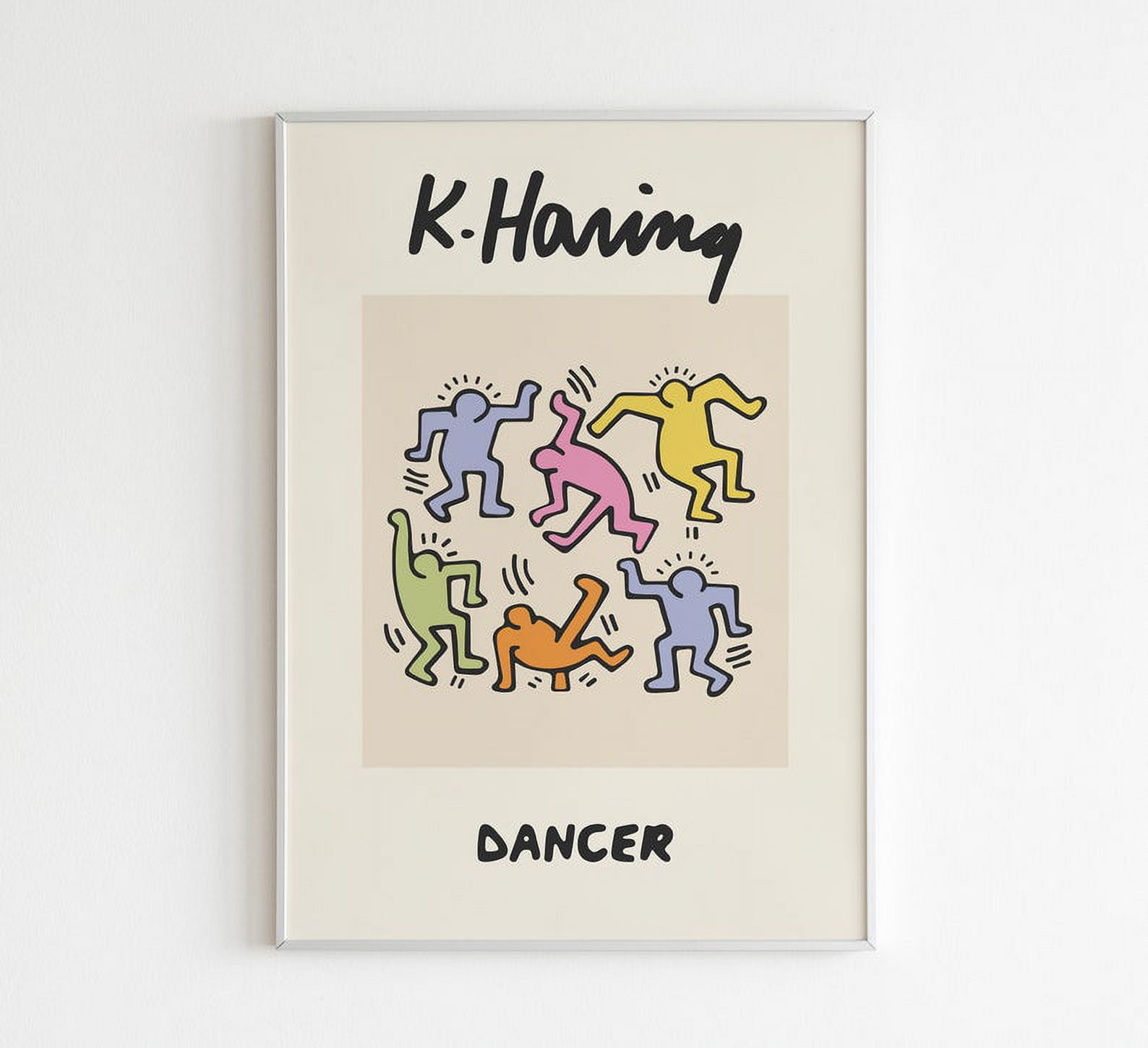 Onimhouse Poster Keith Haring Poster, Dancer, New York Art, Retro Art ...