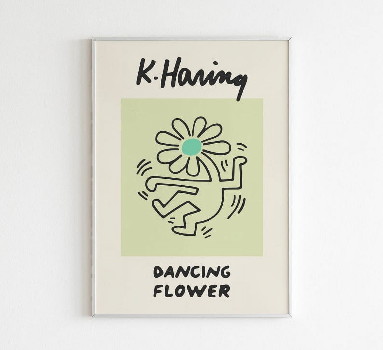 Onimhouse Poster Keith Haring Poster, Dancing Flower, New York Art ...