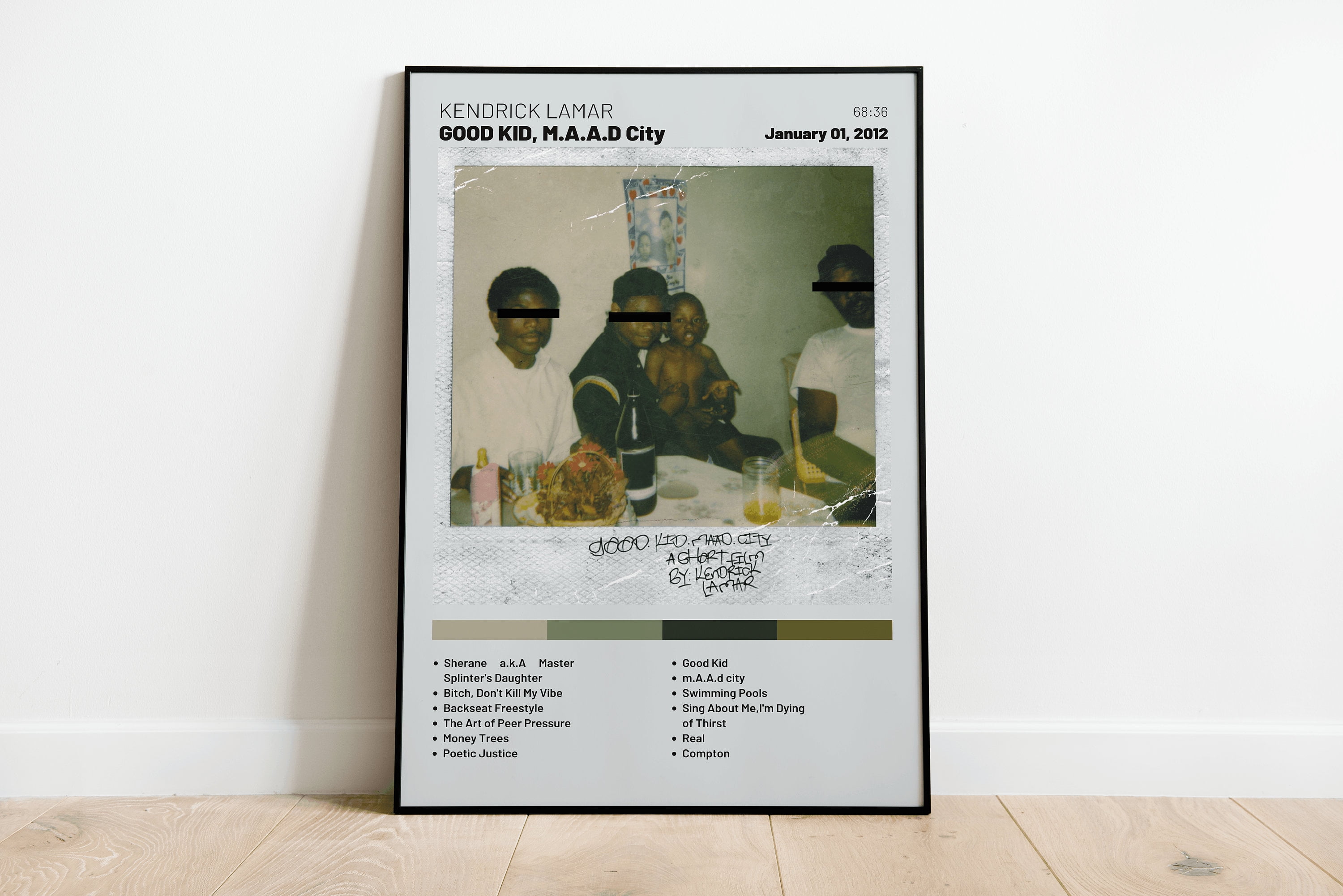 Onimhouse Poster Kendrick Lamar, Kendrick Lamar Poster, Good Kid, M.A.A ...