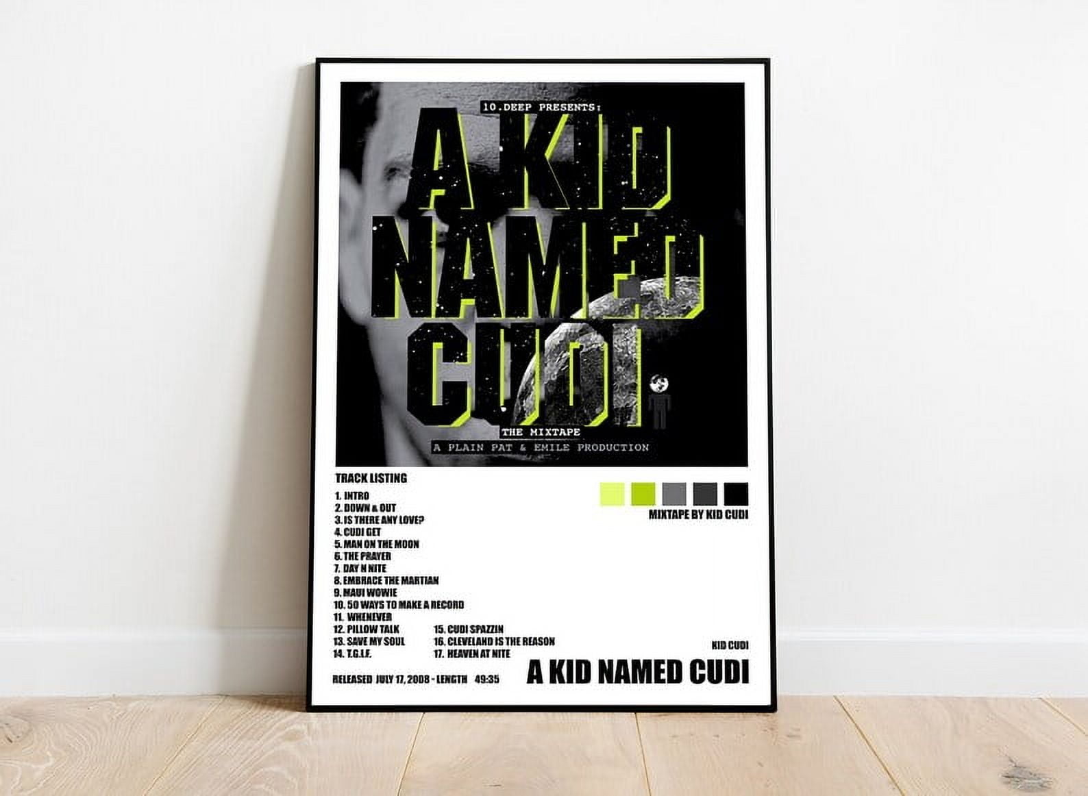 Onimhouse Poster Kid Cudi - A Kid Named Cudi Poster | Album Cover ...
