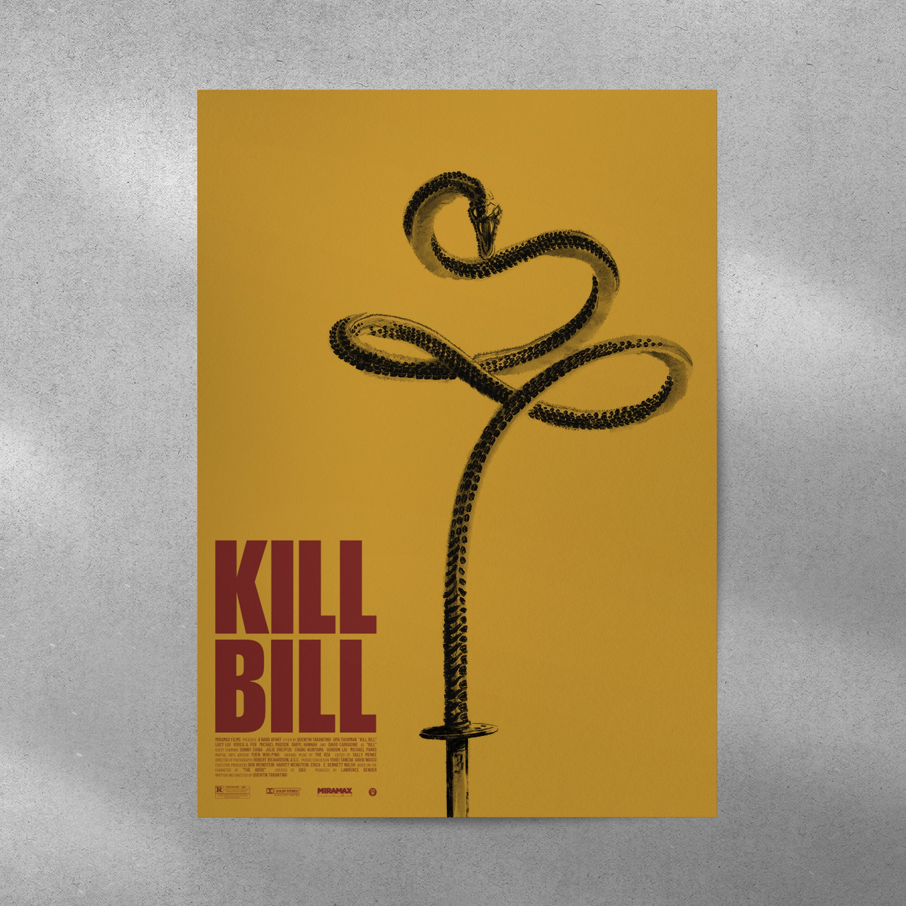 Onimhouse Poster Kill Bill Poster / Movie Poster / Aesthetic Poster ...