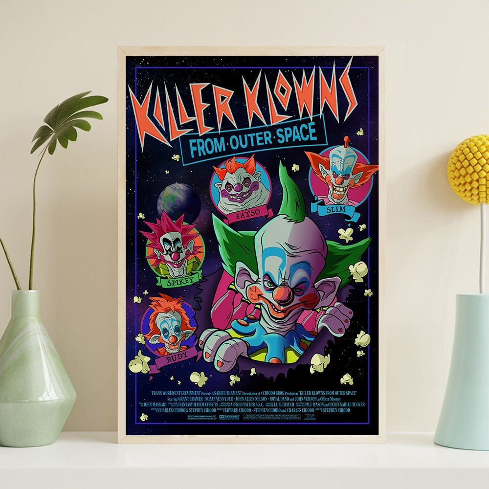 Onimhouse Poster Killer Klowns From Outer Space Horror Movie Poster, Hd ...