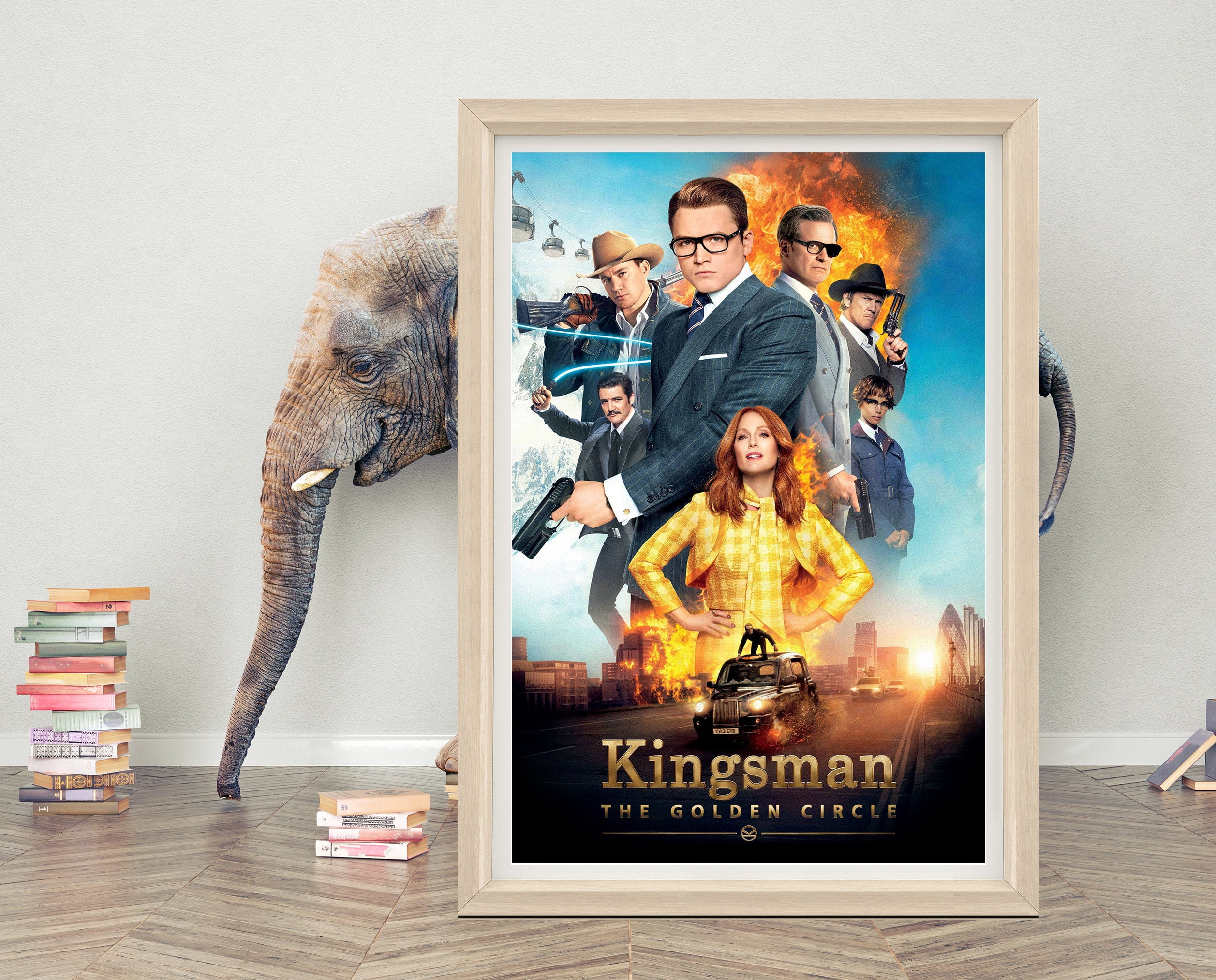 Onimhouse Poster Kingsman The Golden Circle Movie Poster Wall Art ...