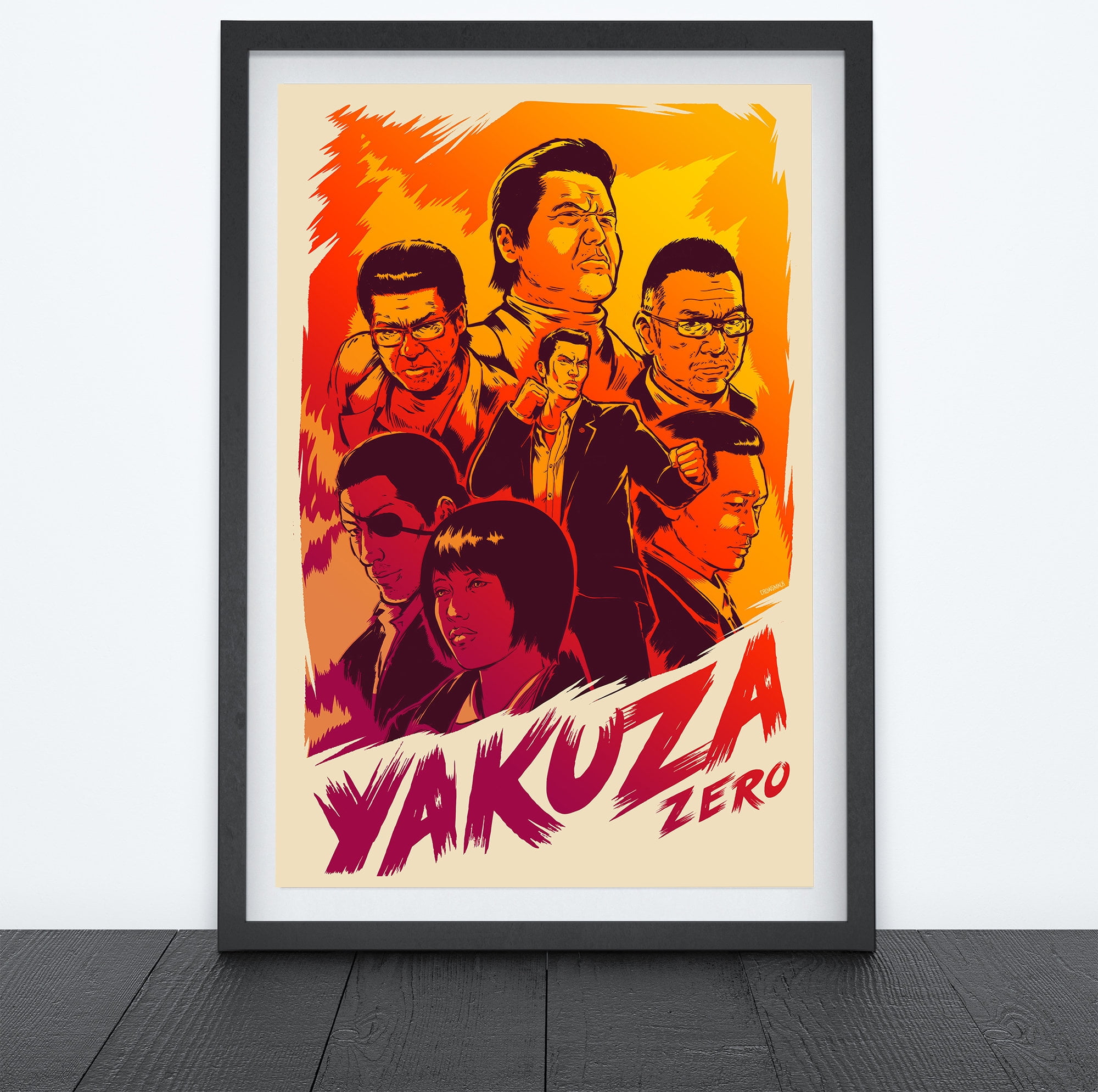 Onimhouse Poster Kiryu Zero Video Game Poster, Video Game Art, Prints ...