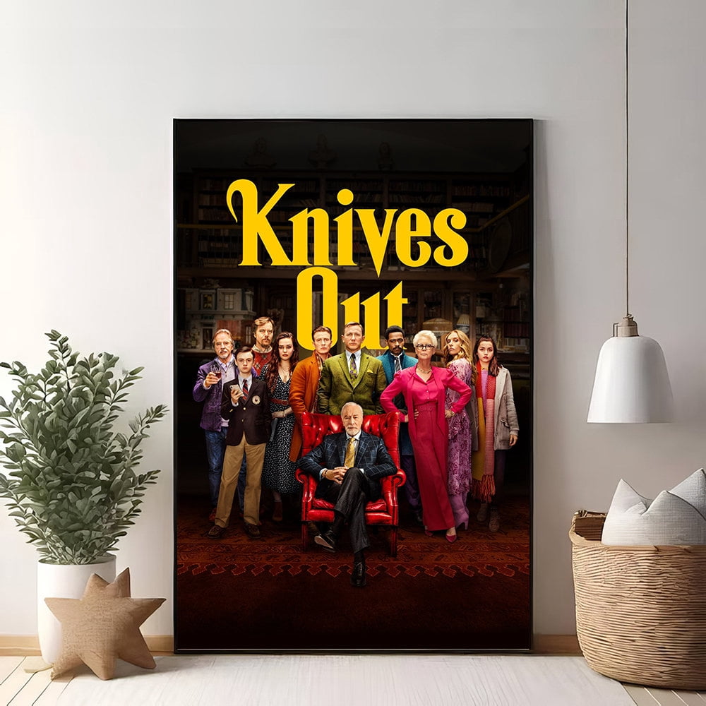 Onimhouse Poster Knives Out Movie Poster, Minimalist Art, Retro Poster ...