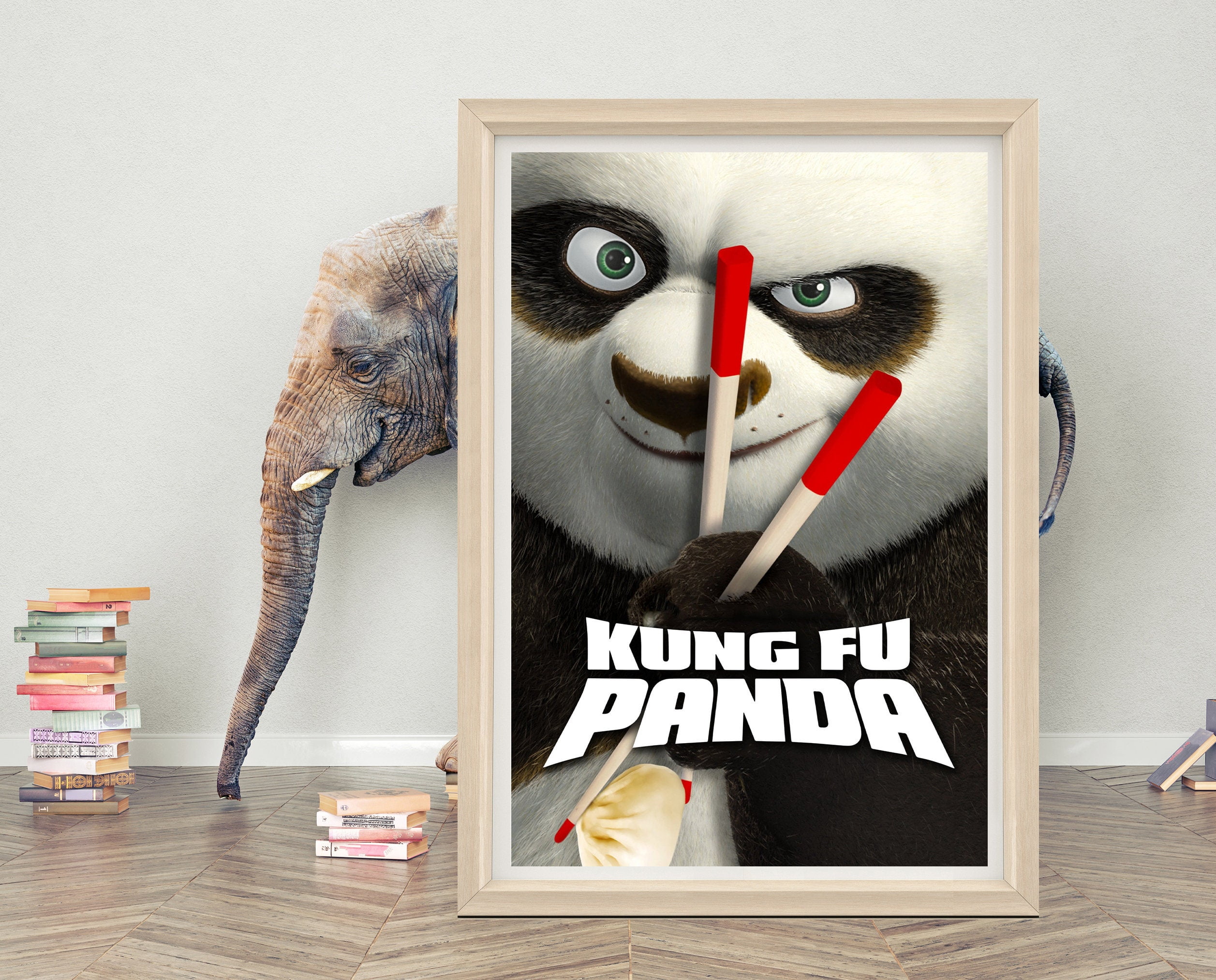 Onimhouse Poster Kung Fu Panda Movie Poster Wall Art | High Quality ...