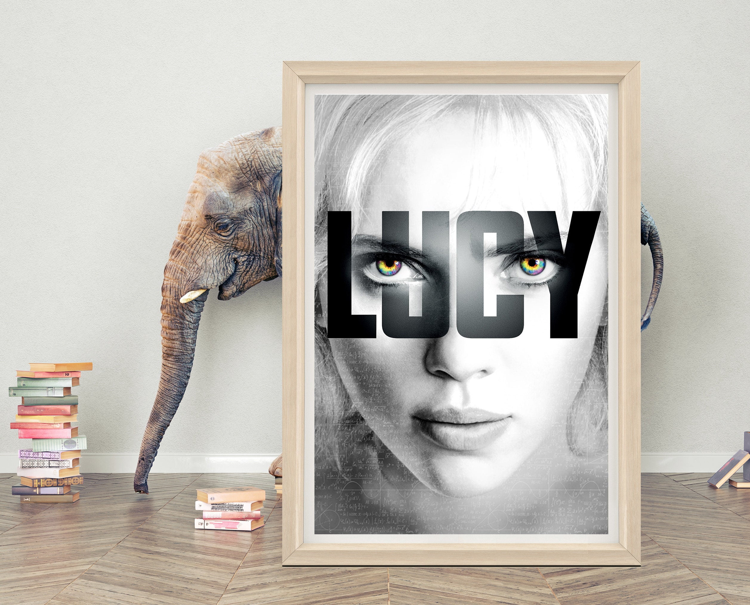 Onimhouse Poster LUCY Movie Poster Wall Art | 2023 Minimalist Movie ...