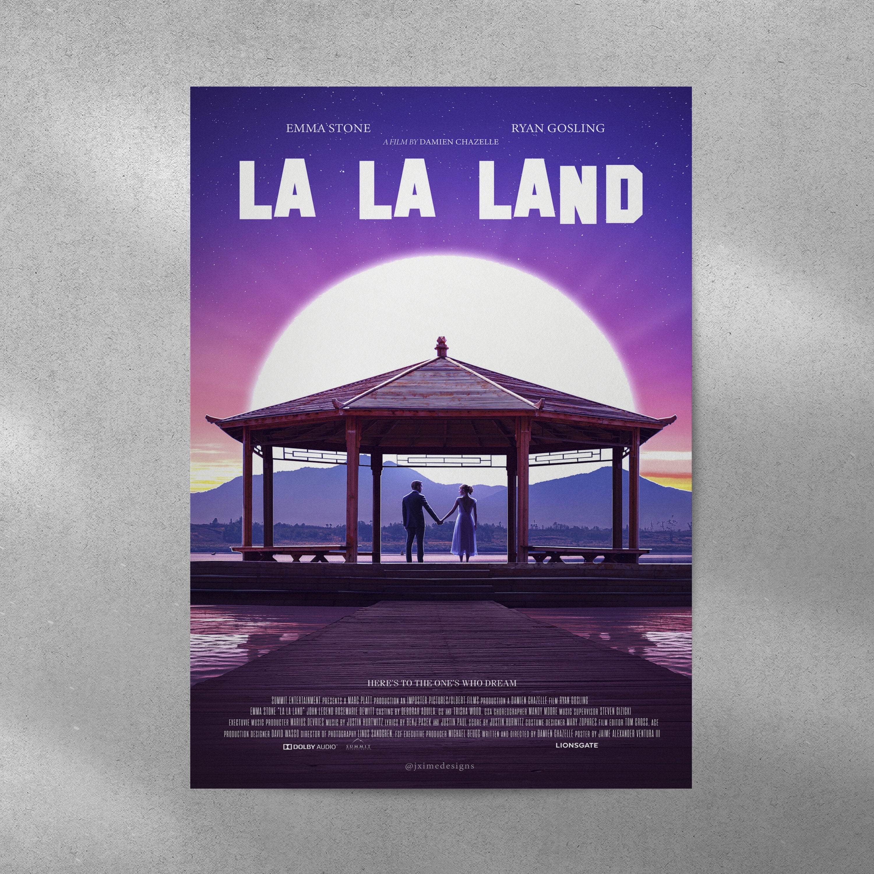Onimhouse Poster La La Land Poster / Movie Poster / Aesthetic Poster ...