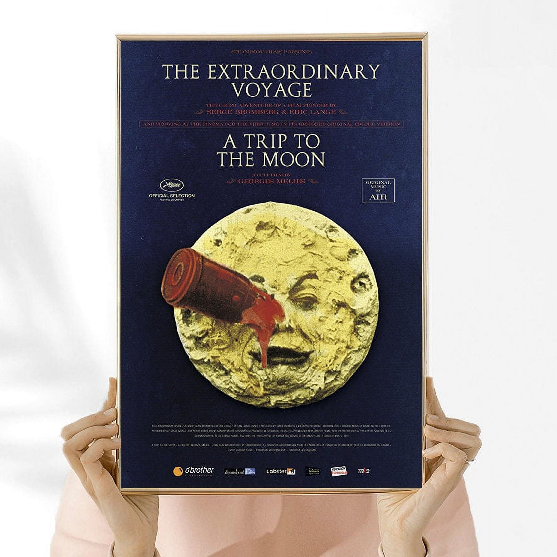 Onimhouse Poster Le Voyage Dans La Lune Movie Poster,Wall Art, Room ...