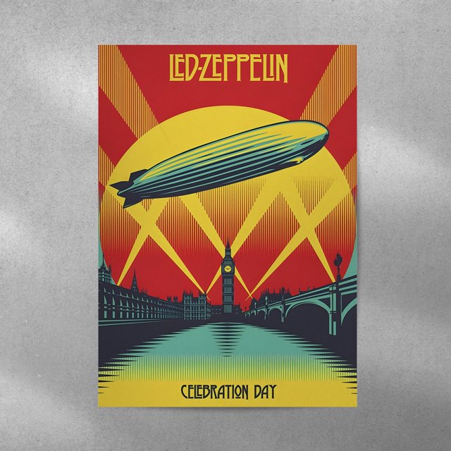 Onimhouse Poster Led Zeppelin / Music Poster / Aesthetic Poster / Retro ...
