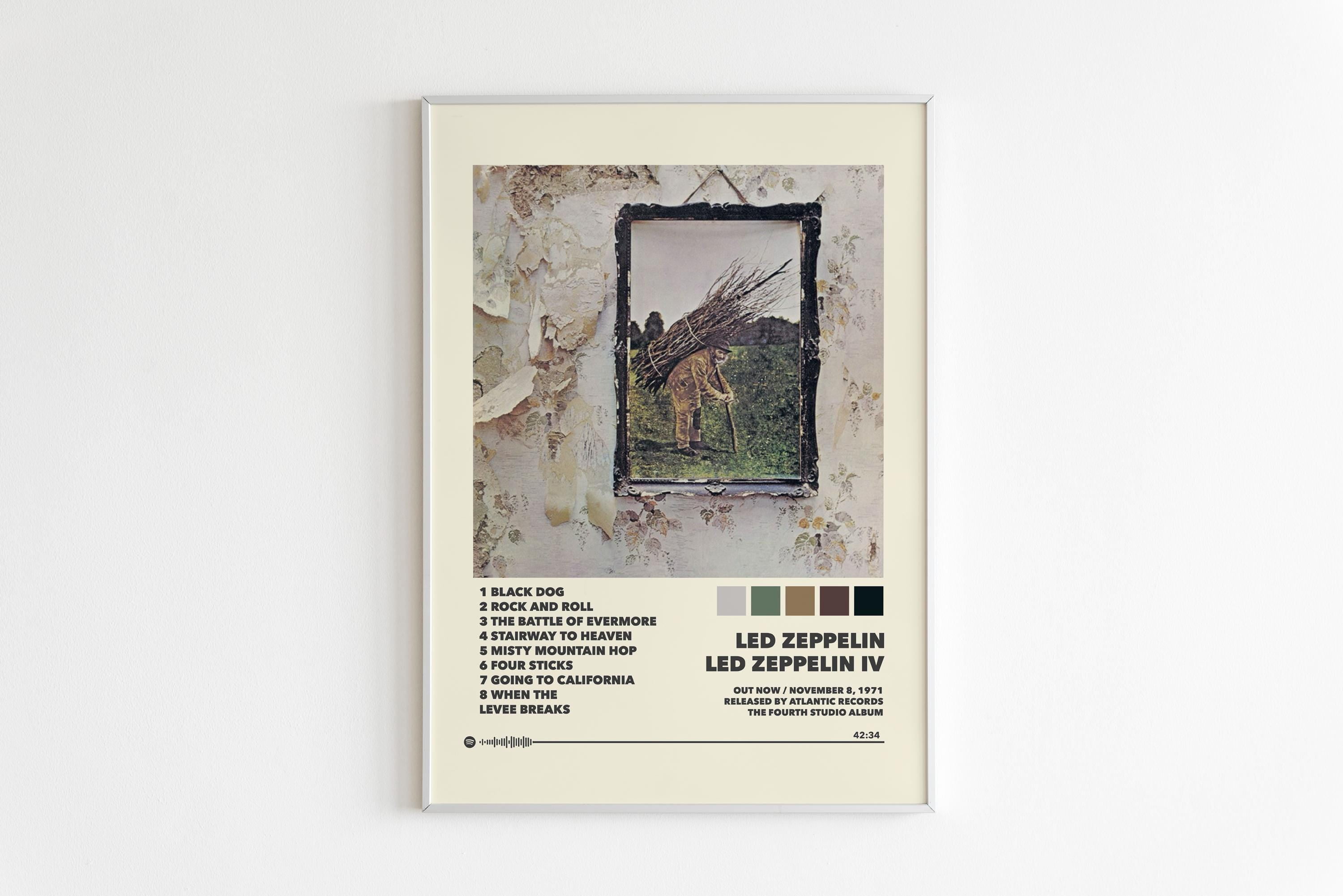 Onimhouse Poster Led Zeppelin Posters / Led Zeppelin Iv Poster, Led ...