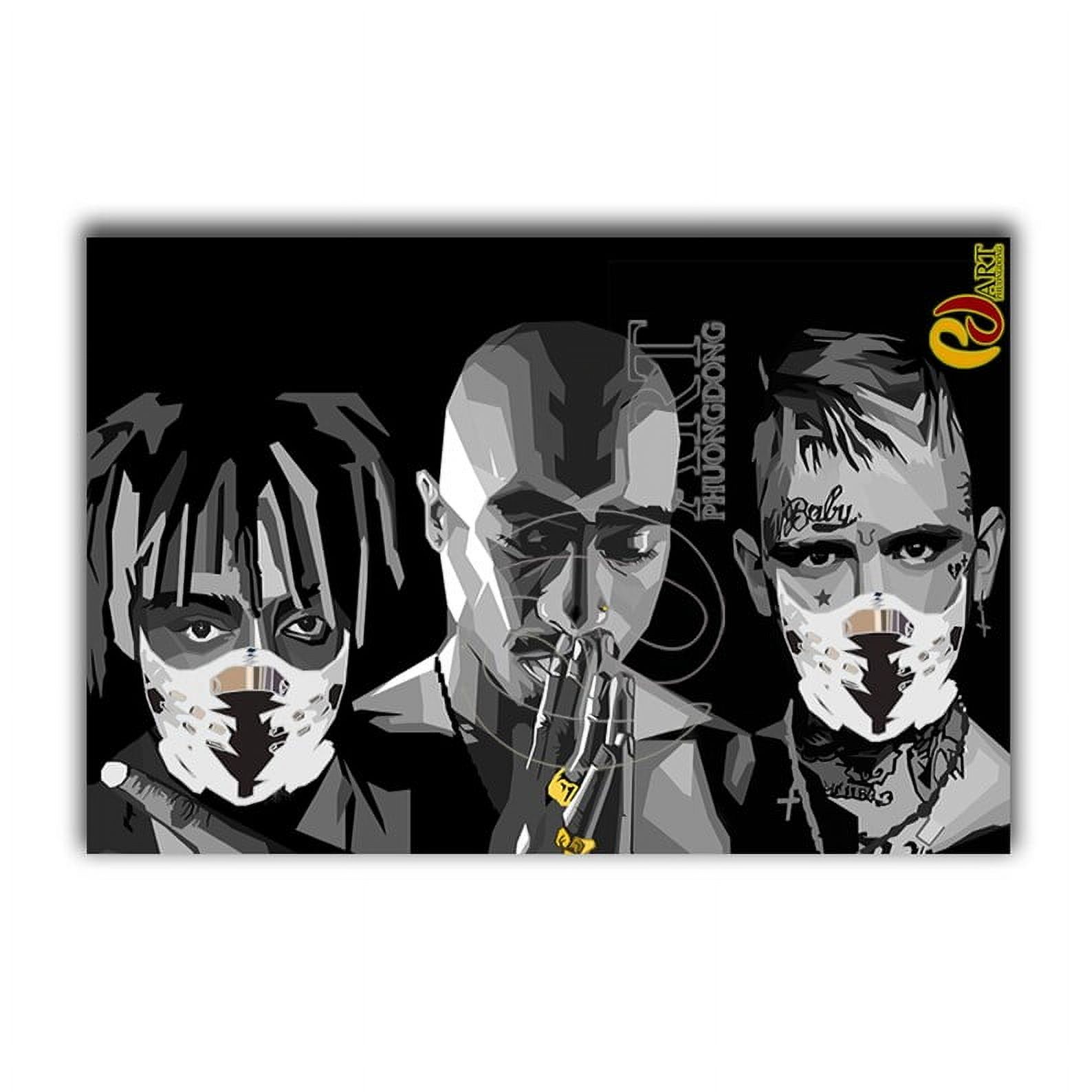 Onimhouse Poster Legends Rapper Music Art Painting Print Art-UNFRAMED ...
