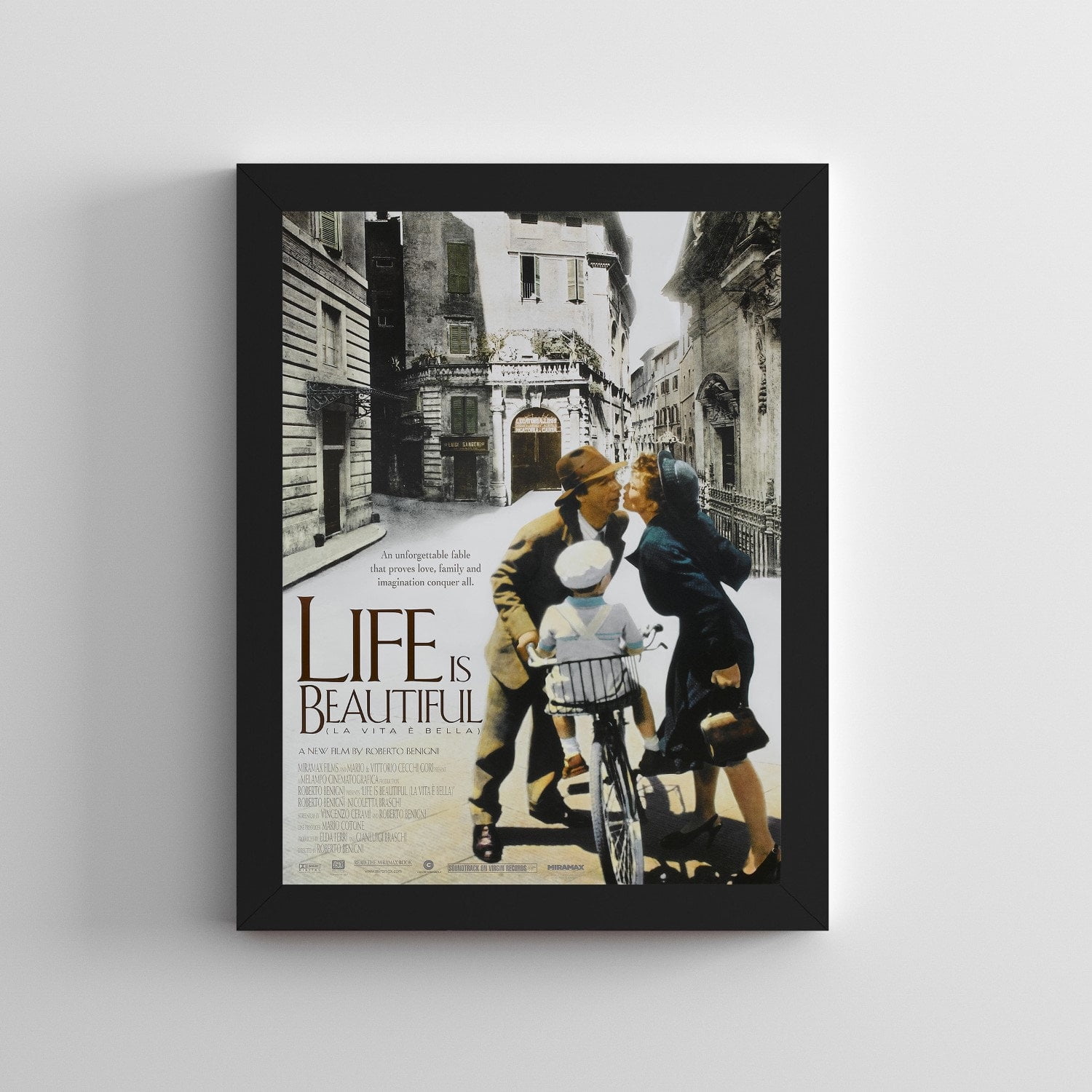 Onimhouse Poster Life Is Beautiful Film / Movie Poster - UNFRAMED ...