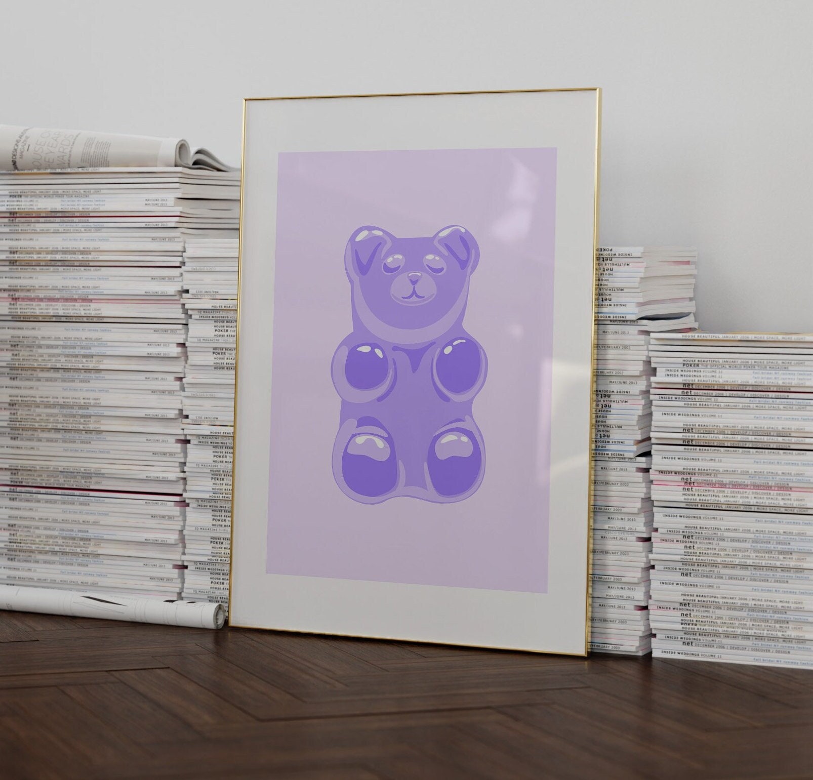 Onimhouse Poster Lilac Wall Decor Preppy Room Decor College Dorm Poster ...