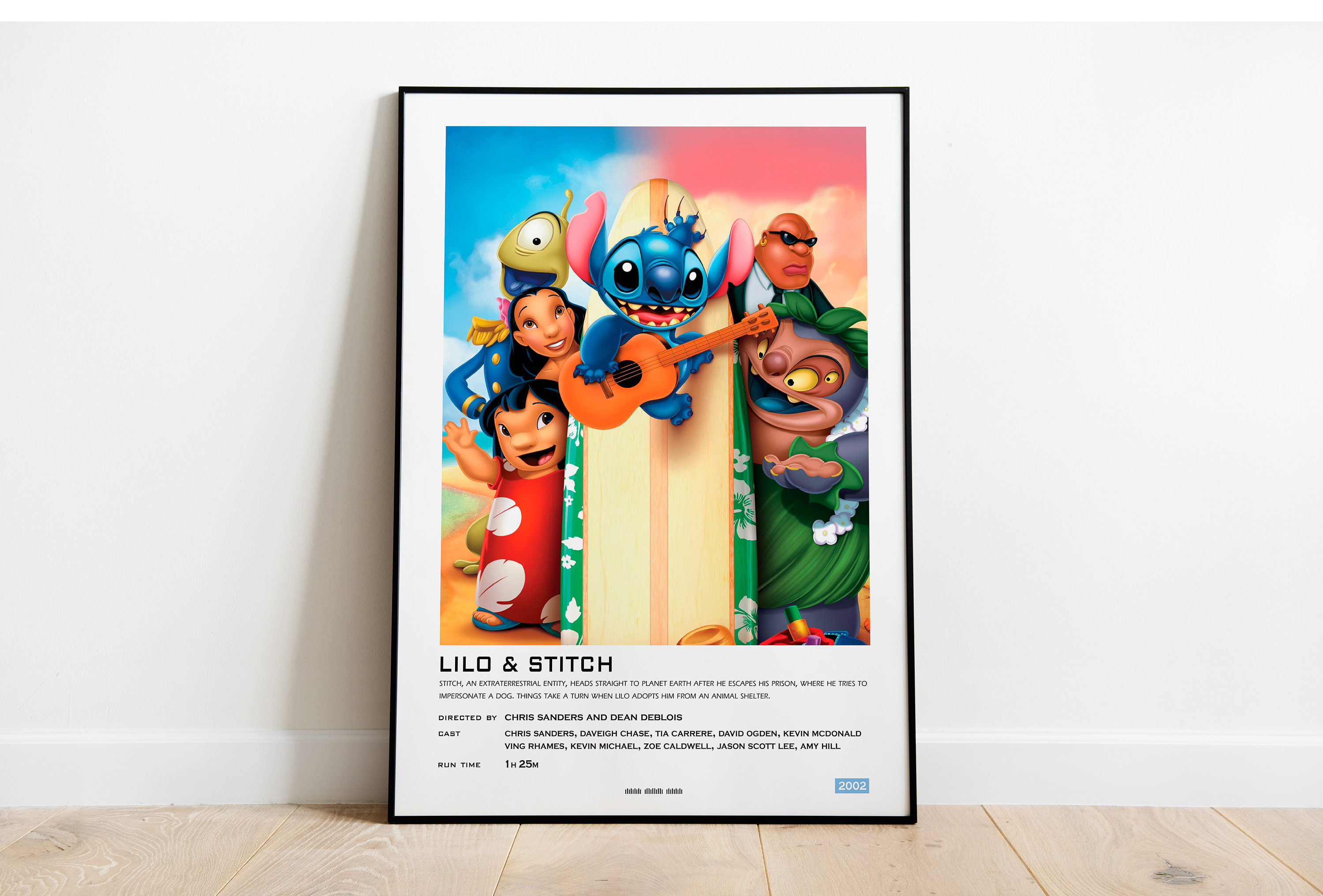 Onimhouse Poster Lilo & Stitch Movie Poster | Wall Art | File- UNFRAMED ...