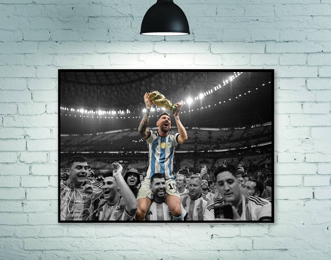 Onimhouse Poster Lionel Messi Poster, Messi Poster, 2022 World Cup ...