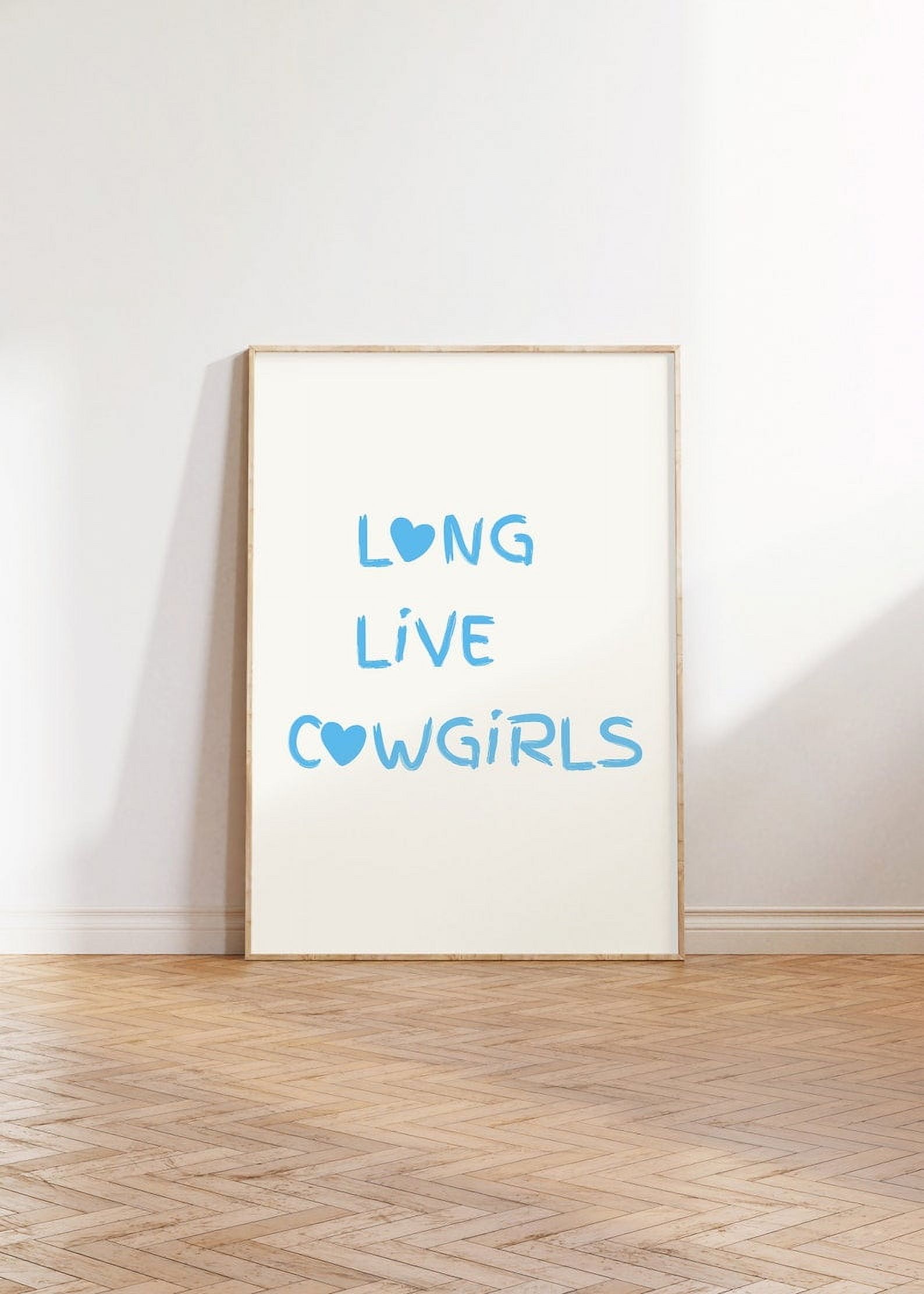 Onimhouse Poster Long Live Cowgirls Print, Coastal Cowgirl Poster ...
