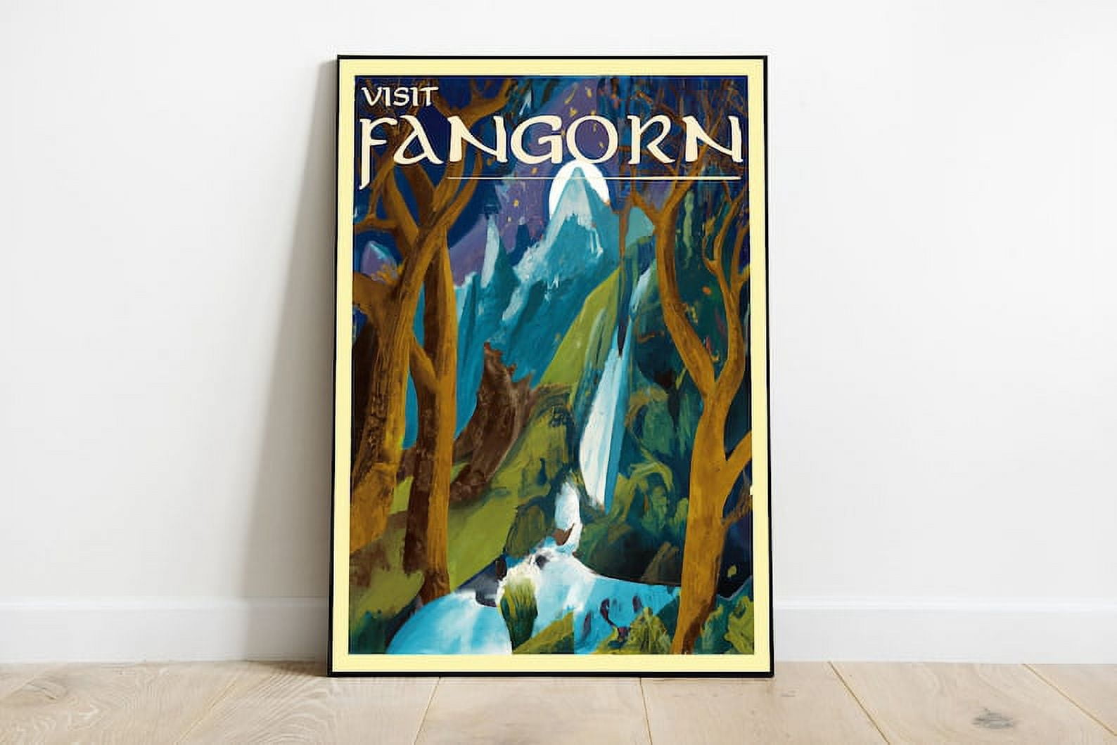 Onimhouse Poster Lord Of The Rings Poster Fangorn Poster Lotr Middle ...