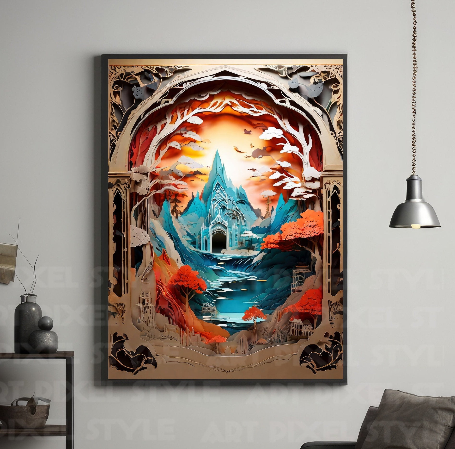 Onimhouse Poster Lord Of The Rings Poster, Lotr Wall Art, Middle Earth ...