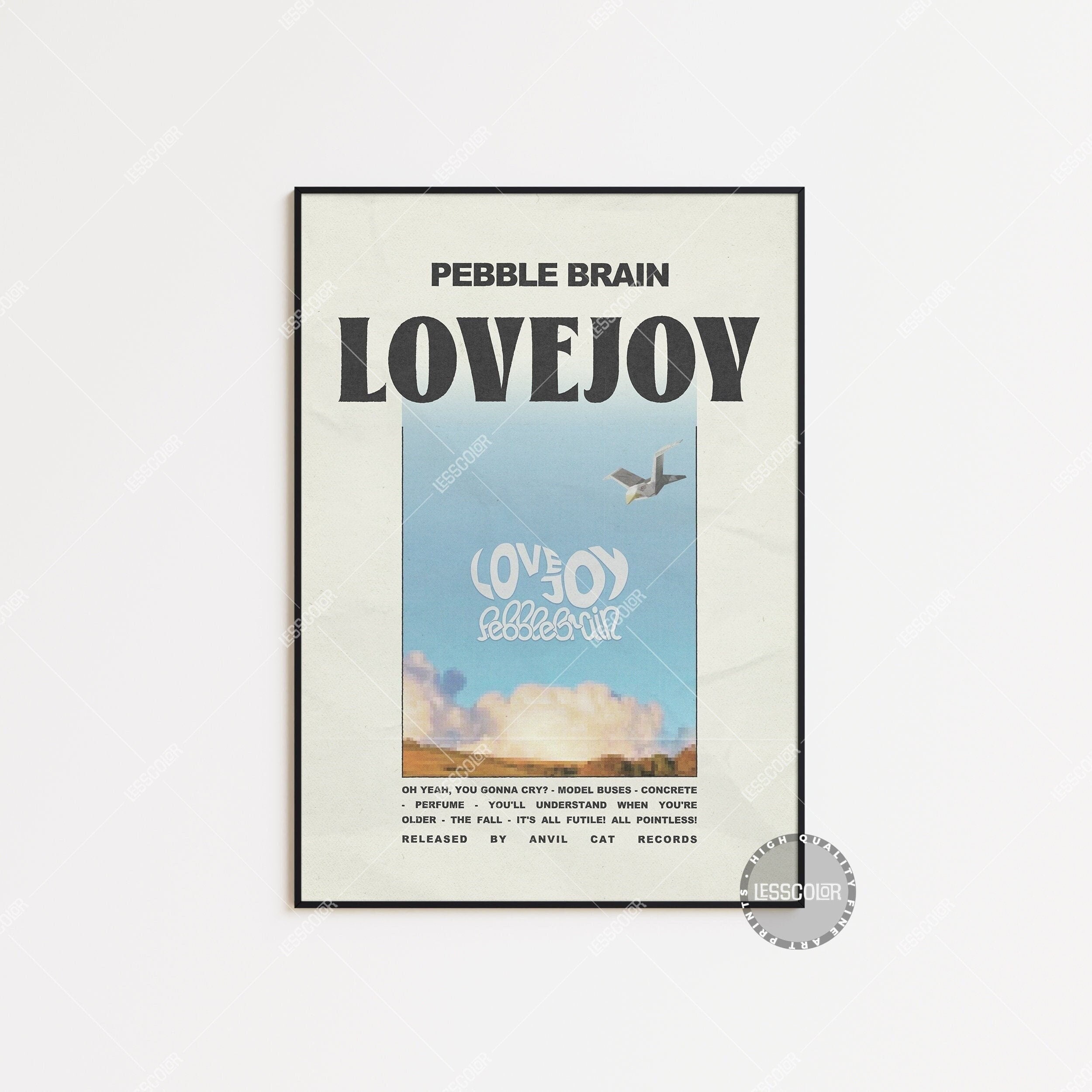Onimhouse Poster Lovejoy Posters Pebble Brain Poster Album Cover Poster ...