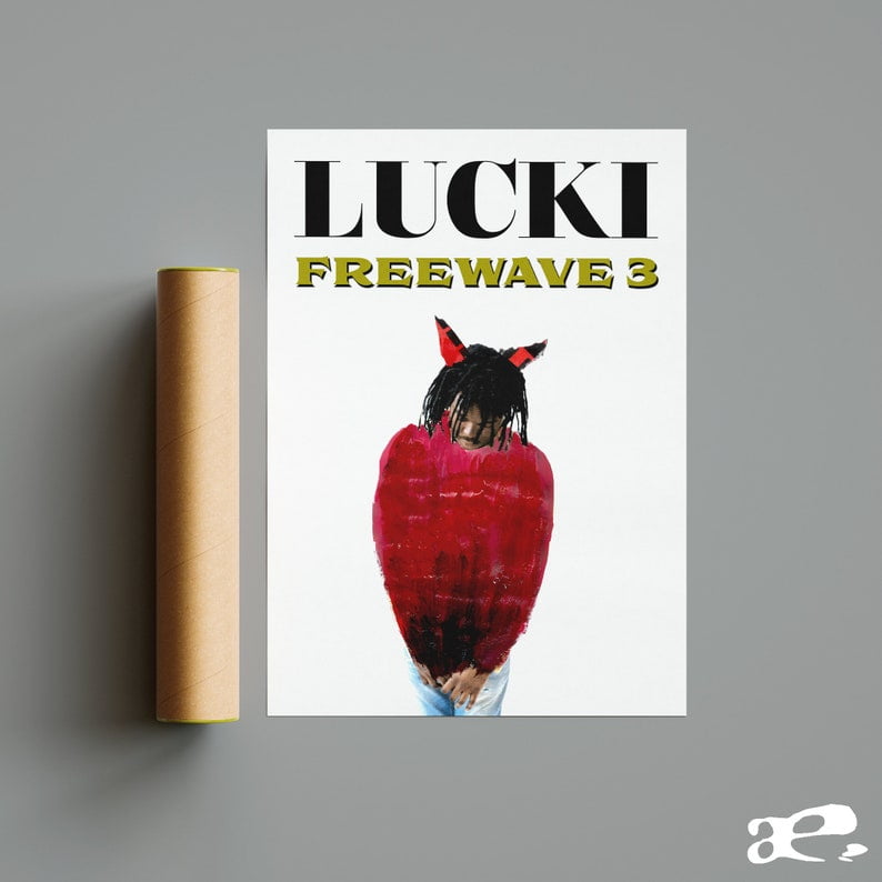 Onimhouse Poster Lucki Freewave 3 Poster - Lucki Poster - Lucki Album ...