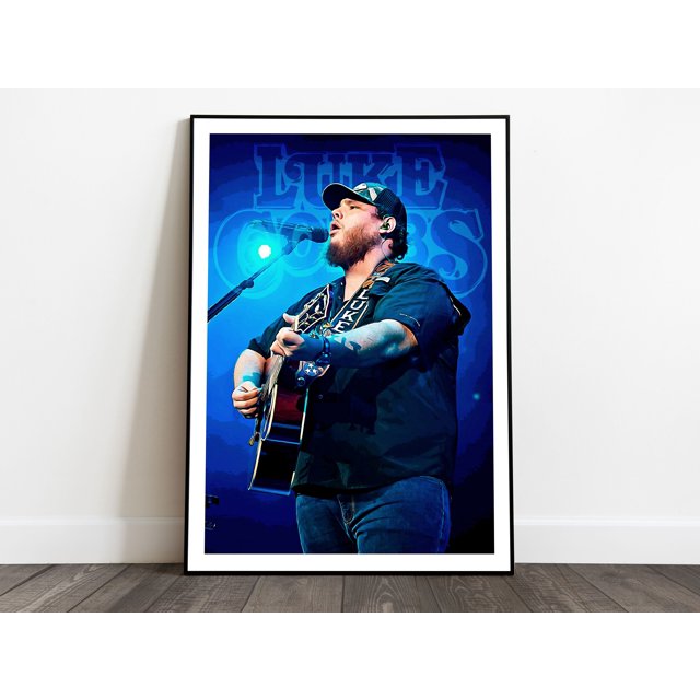Onimhouse Poster Luke Combs Poster Country Poster Print Wall Art ...