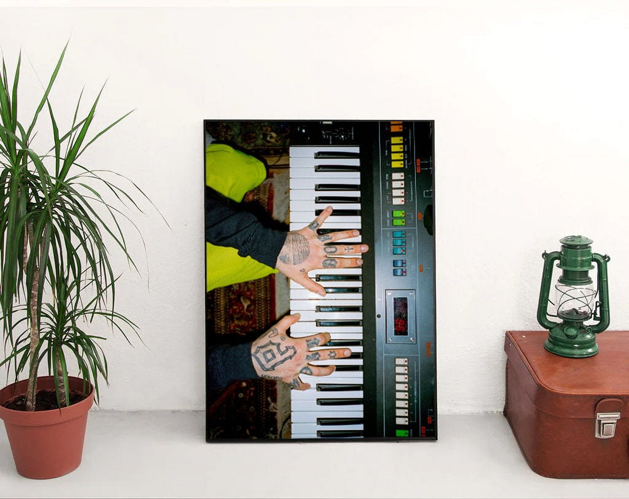Onimhouse Poster MAC MILLER Playing Piano Rap Poster Poster With Glossy ...