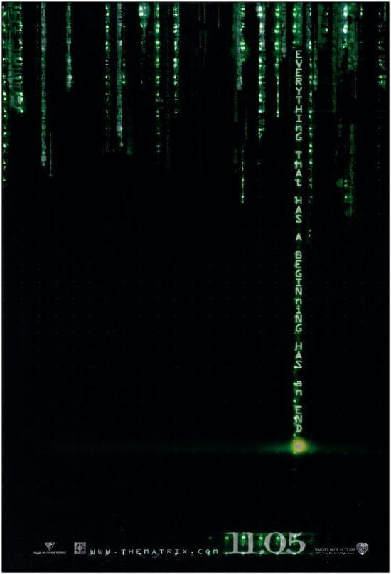 Onimhouse Poster MATRIX REVOLUTIONS - 2003 - Original 3-D holofoil ...