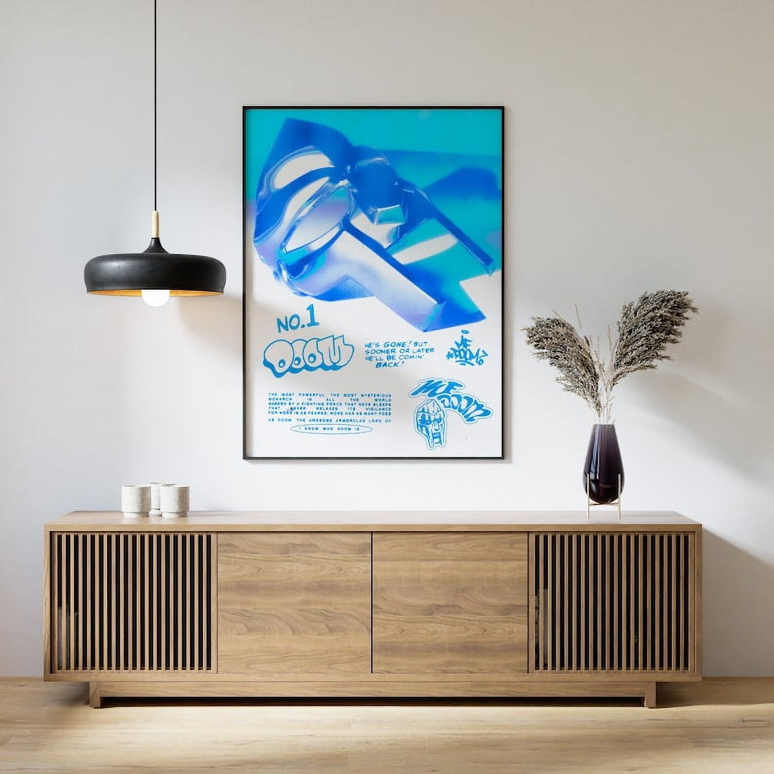 Onimhouse Poster MF Doom Poster, Mf Doom Wall Art, Trendy Poster, Hip ...