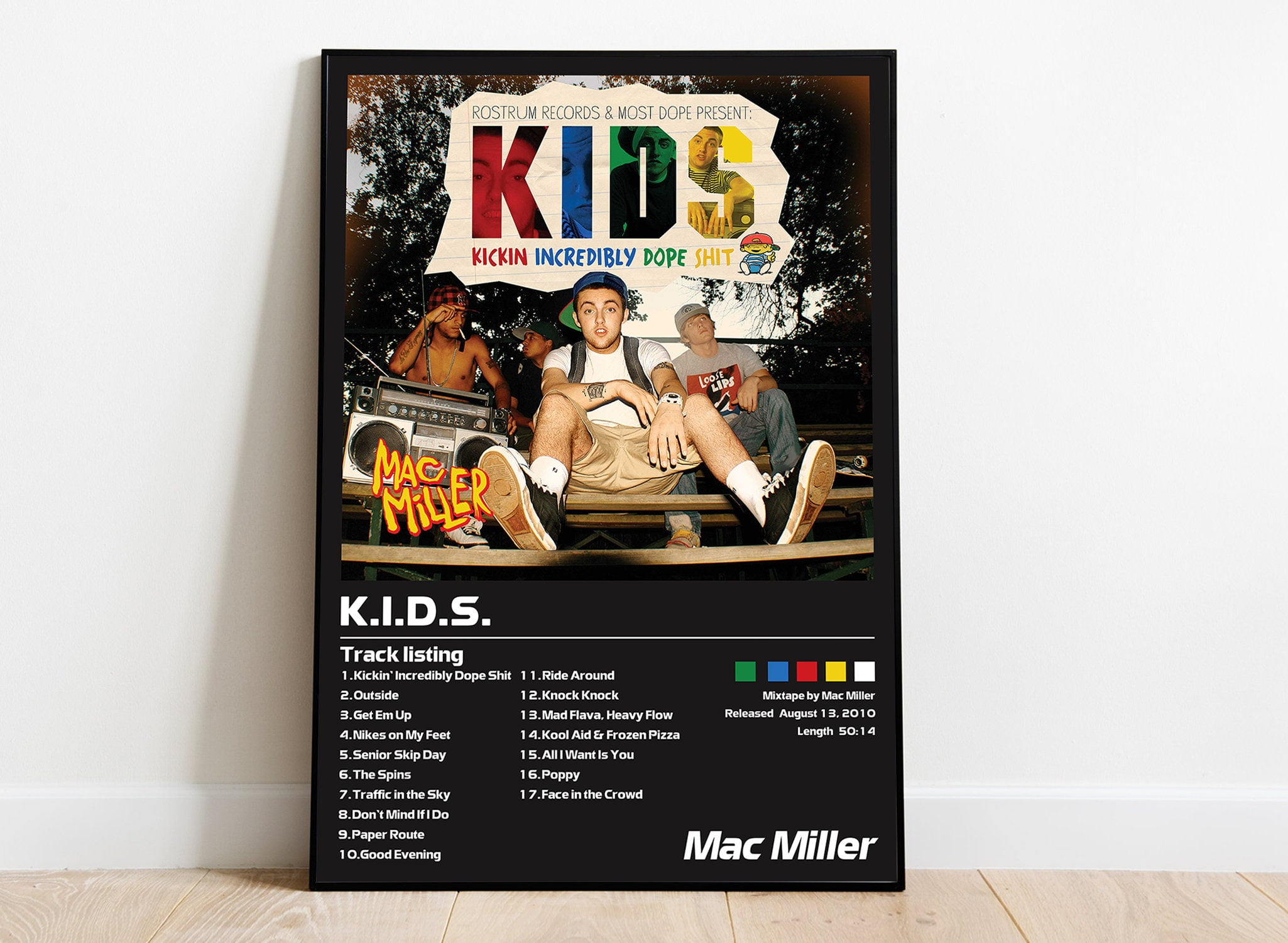 Onimhouse Poster Mac Miller - KIDS | Minimalist Album Cover Poster ...