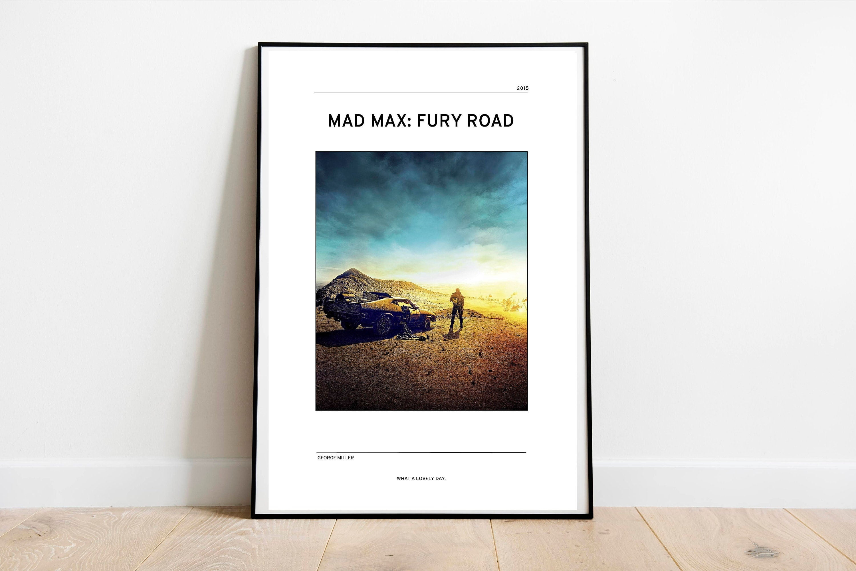 Onimhouse Poster Mad Max Fury Road Inspired Art Print | Mad Max Movie ...
