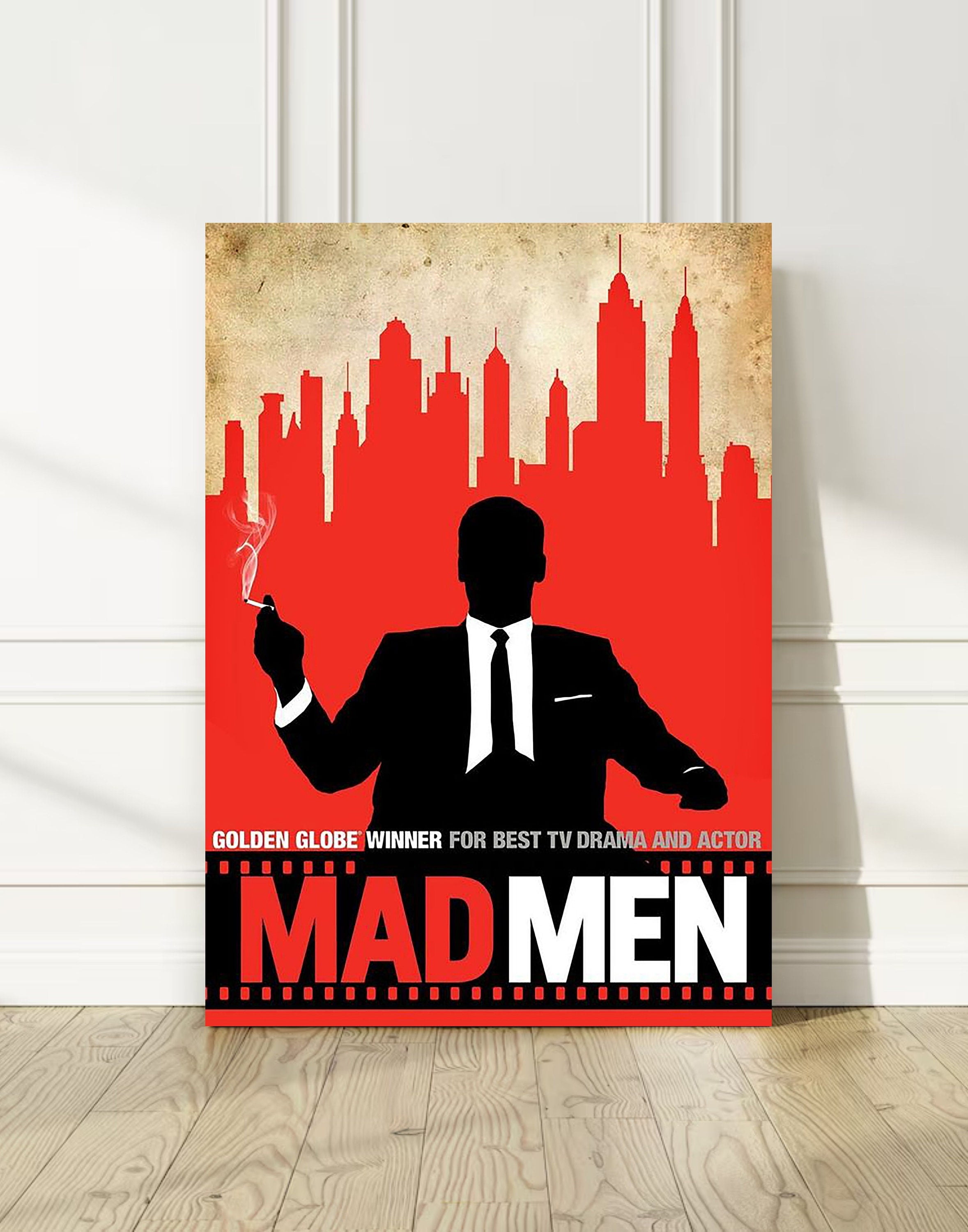 Onimhouse Poster Mad Men Abstract Minimalist TV Series Print - for ...