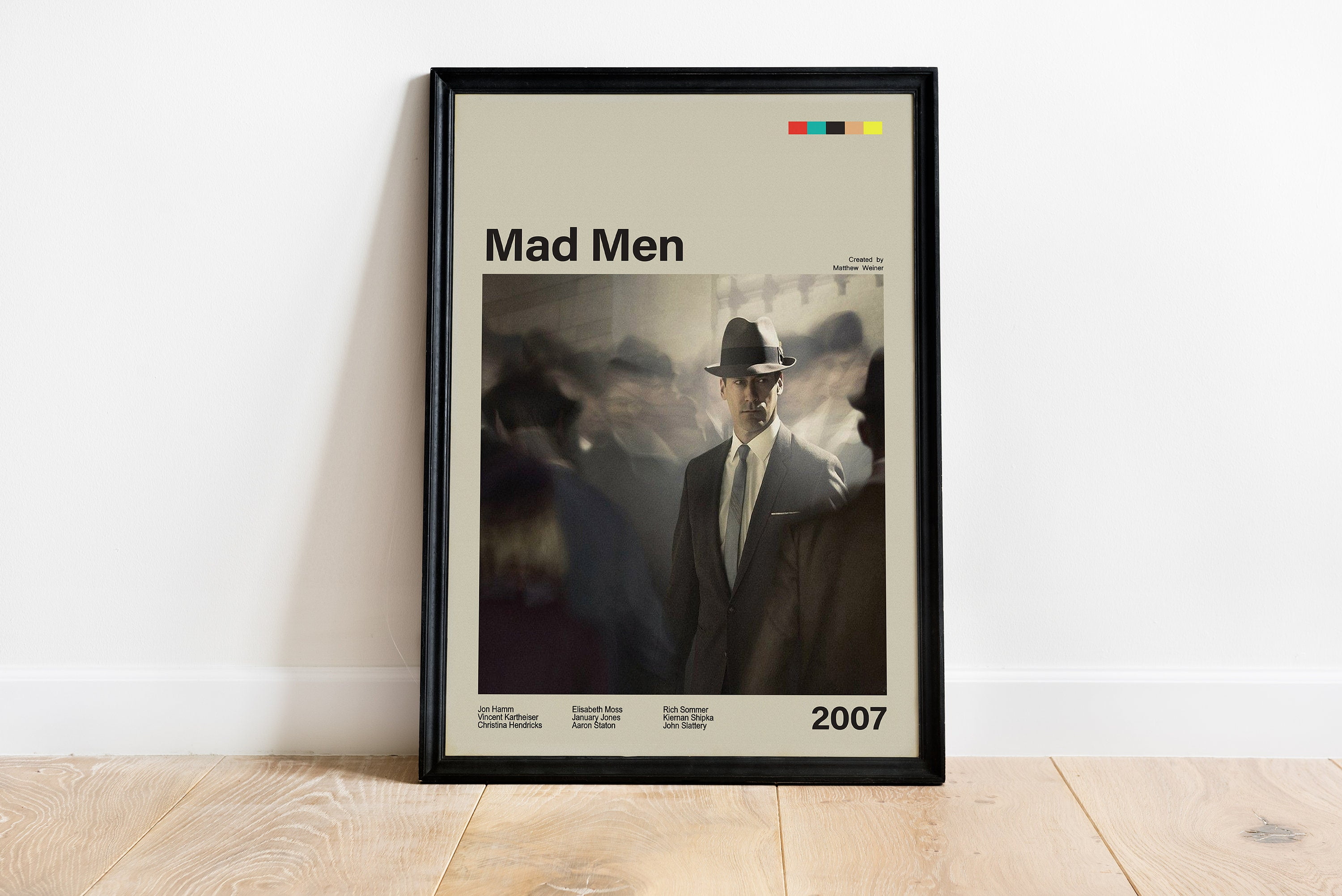 Onimhouse Poster Mad Men Poster, Mid Century Tv Series Poster Print ...