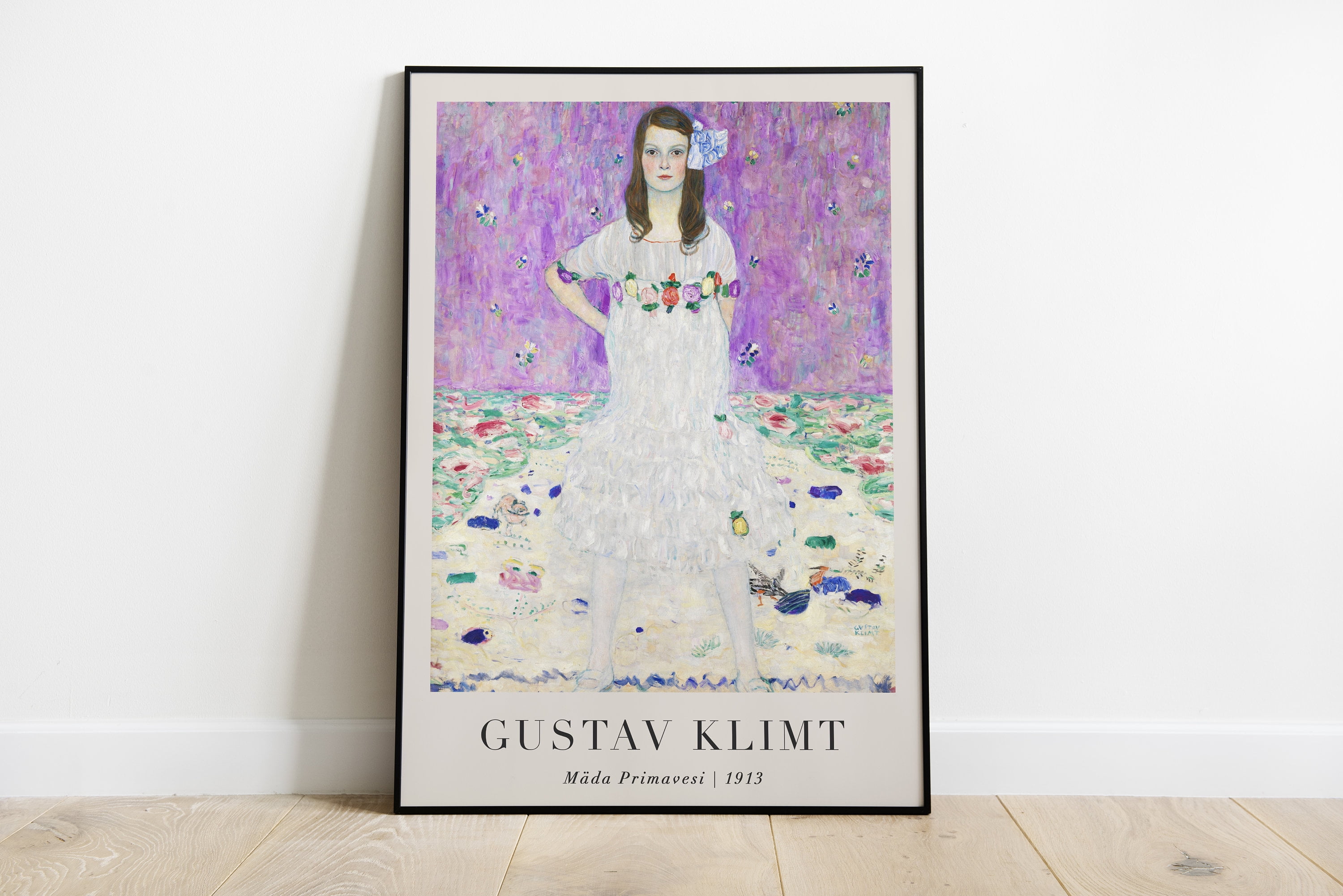 Onimhouse Poster Mada Primavesi Painting with Text, Gustav Klimt Print ...
