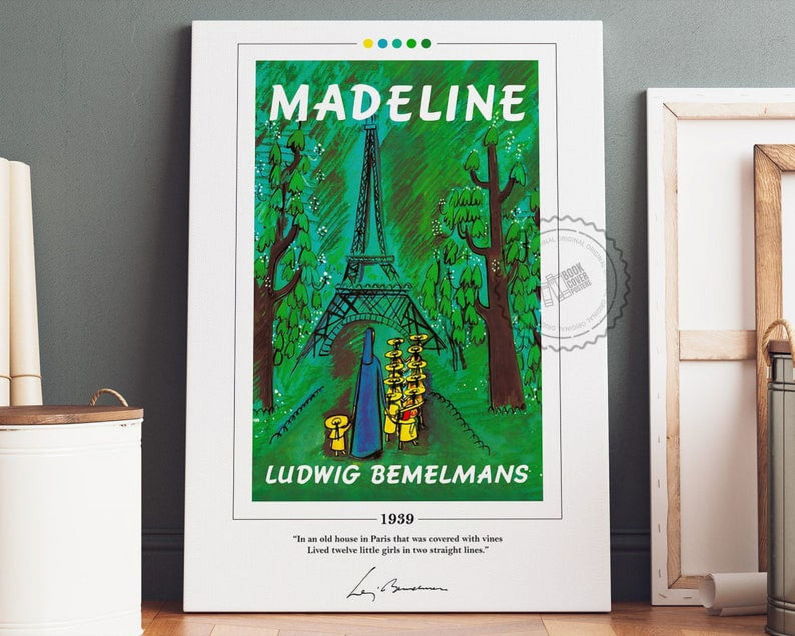 Onimhouse Poster Madeline Book Cover Poster | Ludwig Bemelmans ...