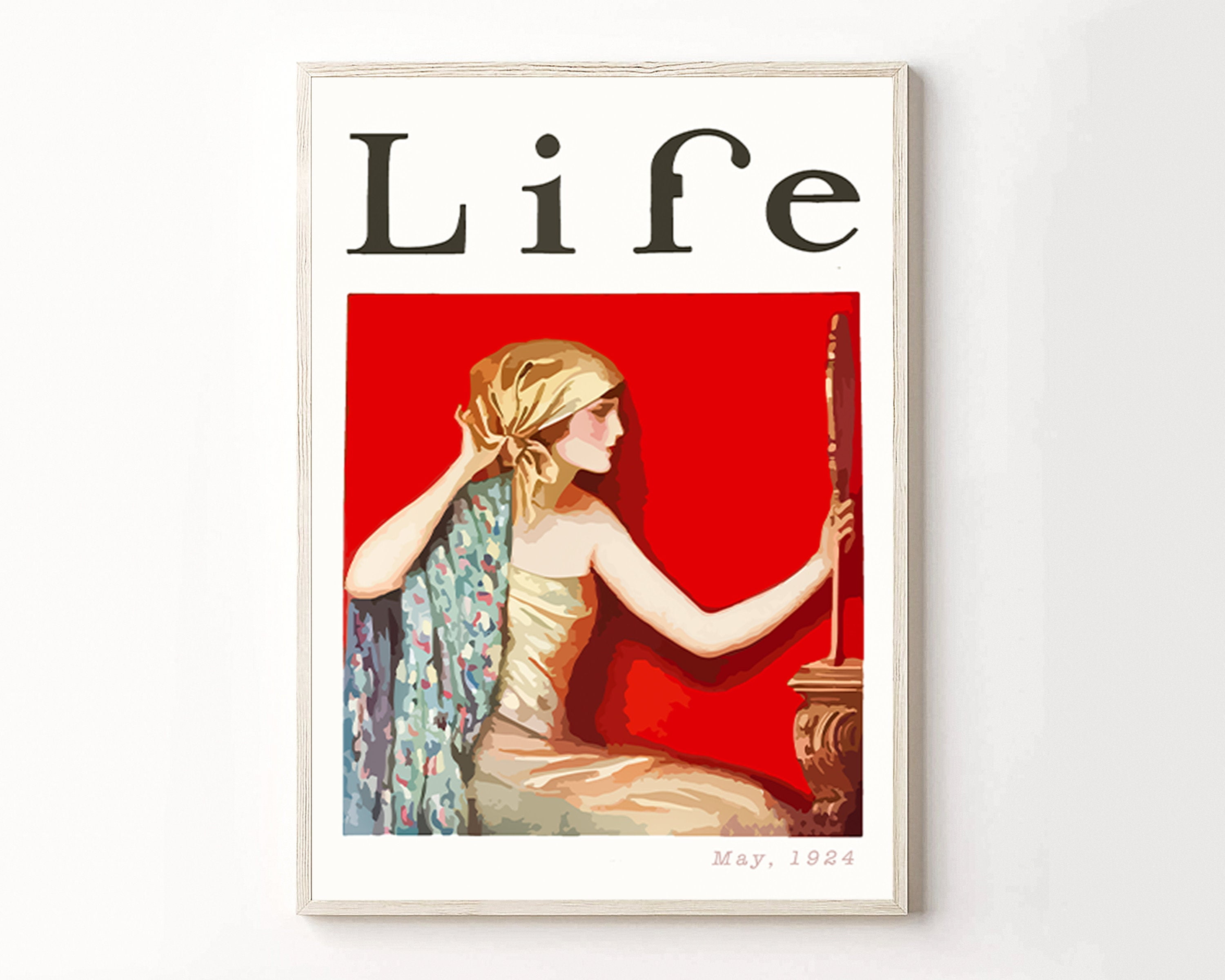 Onimhouse Poster Magazine Cover, Life Magazine, Wall Art,Print,Vintage ...
