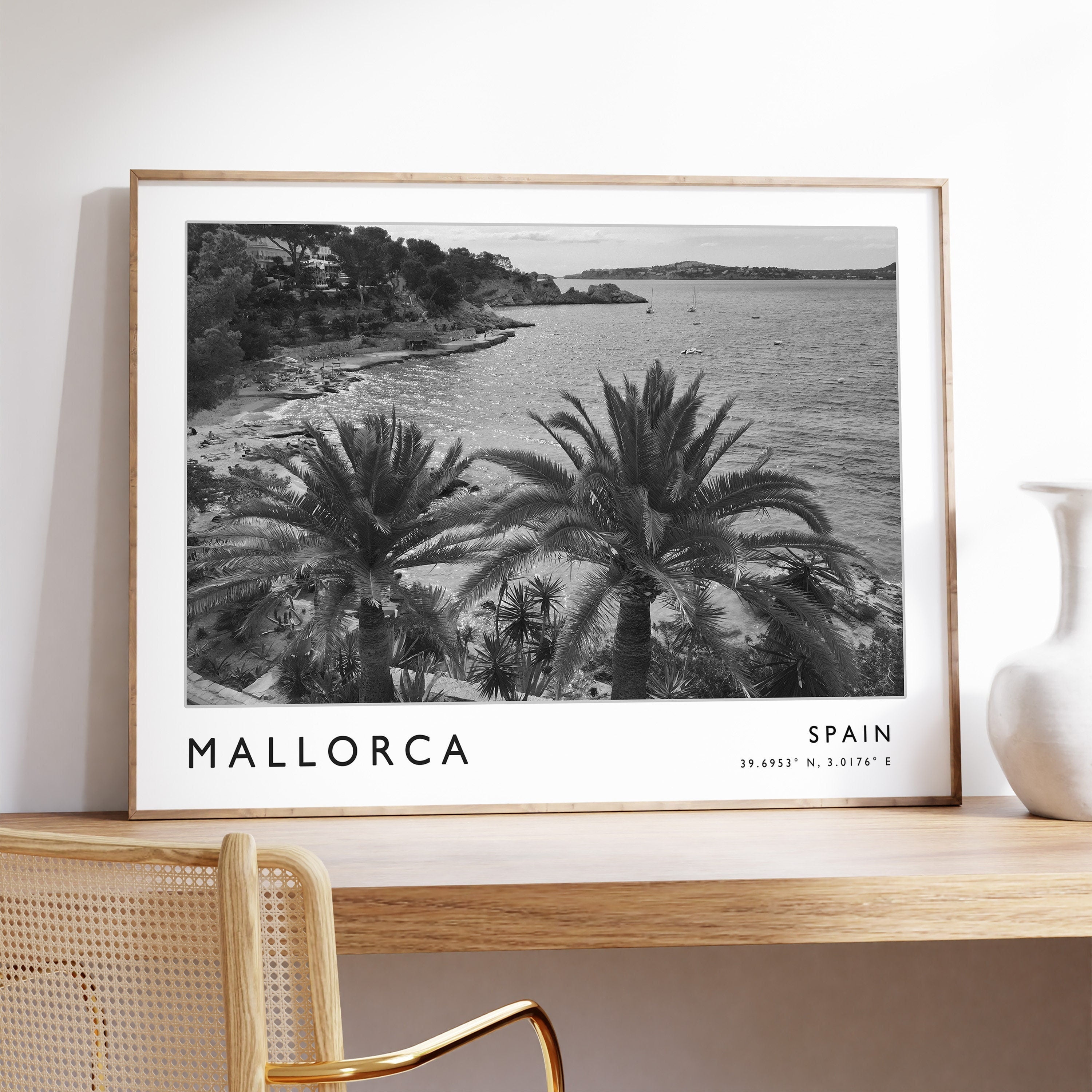 Onimhouse Poster Mallorca Travel Print, Mallorca Travel Poster, Spain ...