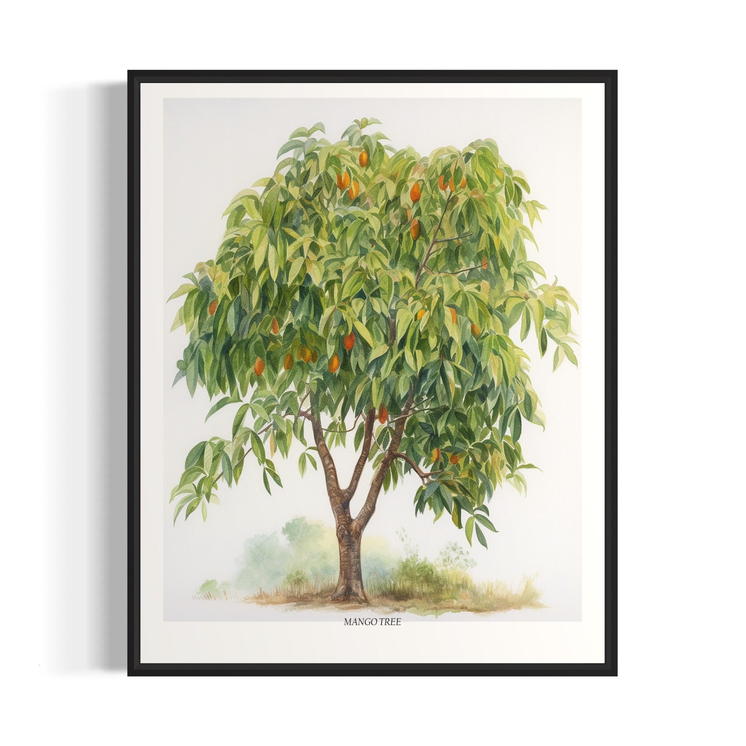 Onimhouse Poster Mango Tree Art Print, Mango Tree Wall Art Poster ...