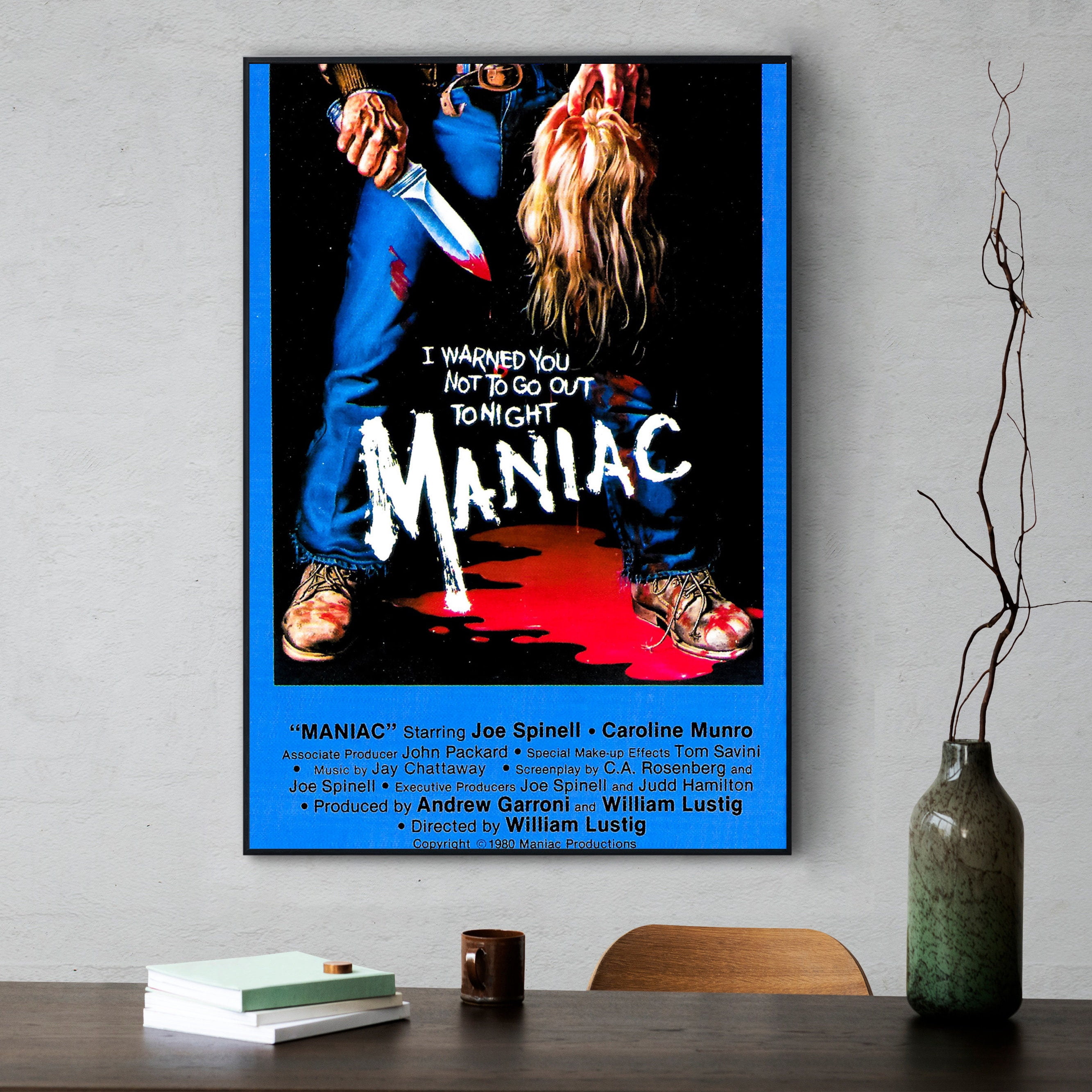 Onimhouse Poster Maniac Movie Poster, High Quality Poster, Holiday ...