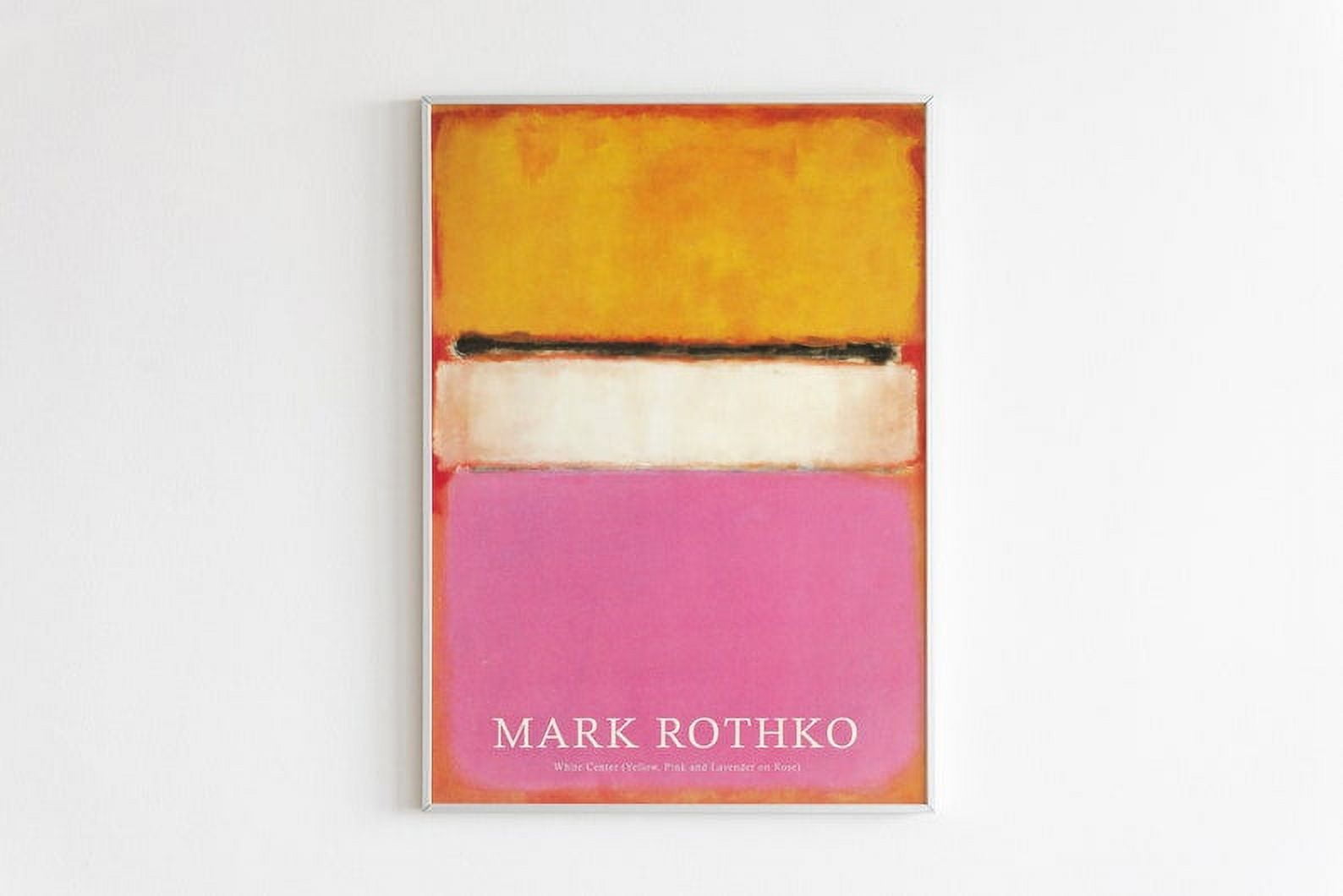 Onimhouse Poster Mark Rothko White Center Poster Art Reproduction ...